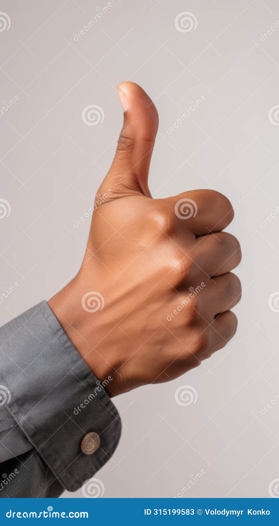 A Hand Giving a Thumbs Up Sign Stock Image - Image of admiration, sign ...