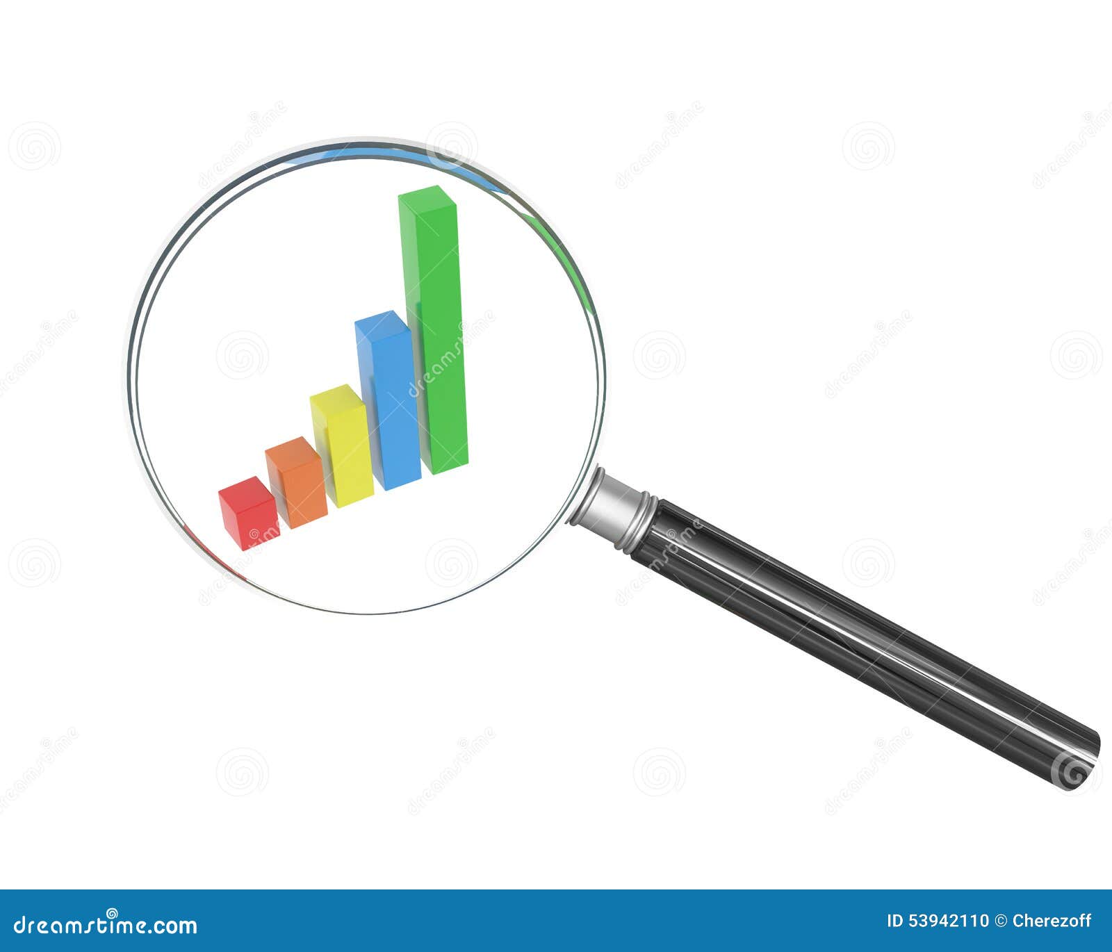 Hand Glass on Isolated Background Stock Photo - Image of handle ...