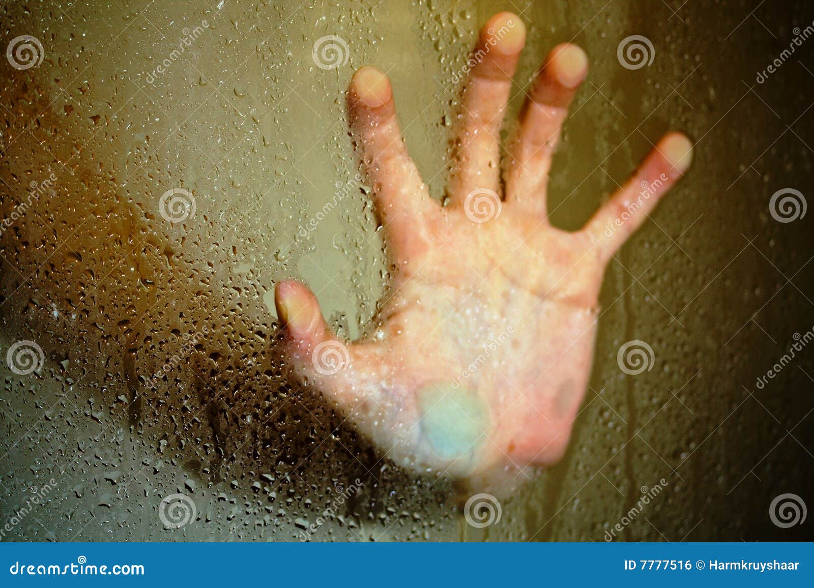 Hand on glass shower door stock photo. Image of enjoying - 7777516