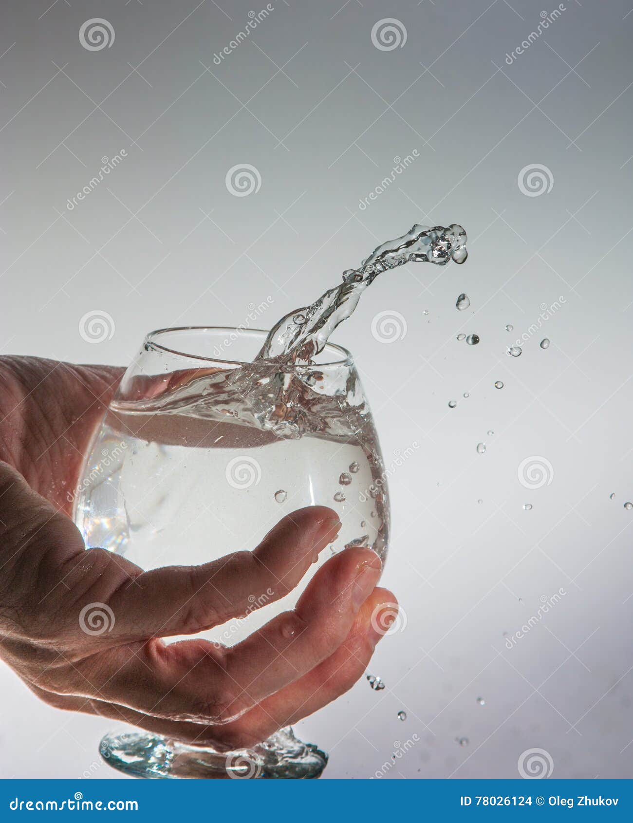 Hand with a glass of water stock photo. Image of transparent - 78026124