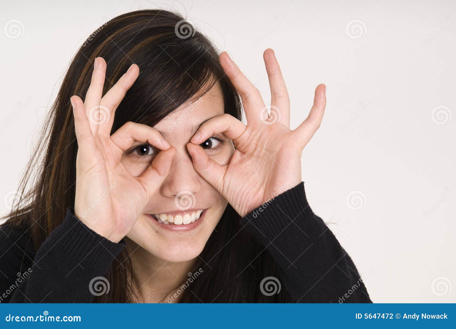 Hand glasses stock photo. Image of person, frame, cheerful - 5647472