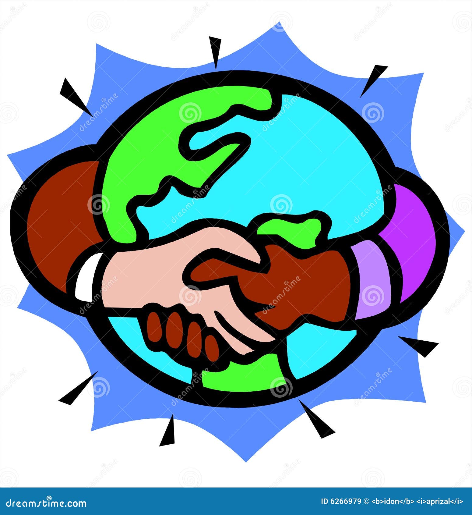 Hand globe cartoon stock illustration. Illustration of latitude - 6266979