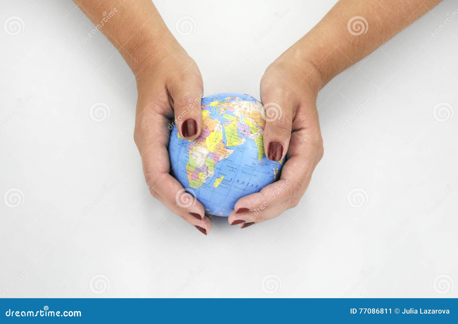 Hand with Globul September 11, 2016 Stock Image - Image of glowing ...
