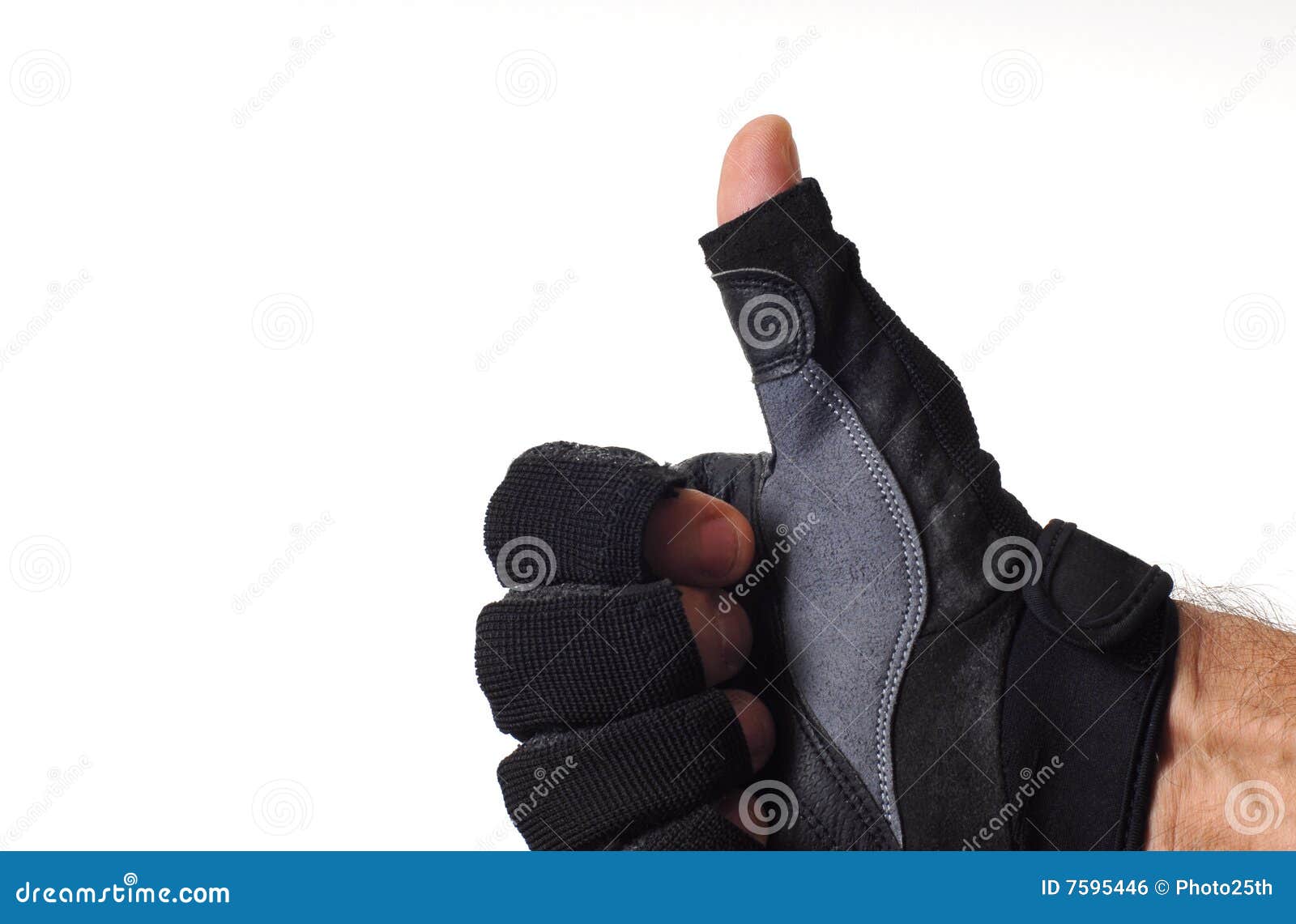 Hand with glove stock photo. Image of human, extreme, shoe - 7595446