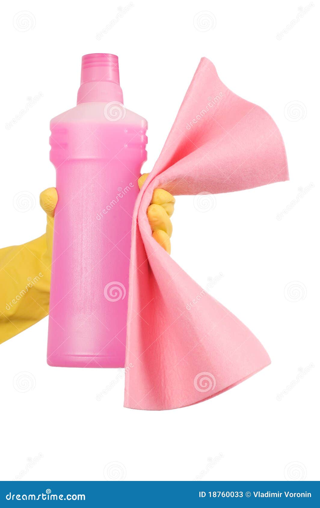 Hand in glove holding rag stock image. Image of sanitation - 18760033
