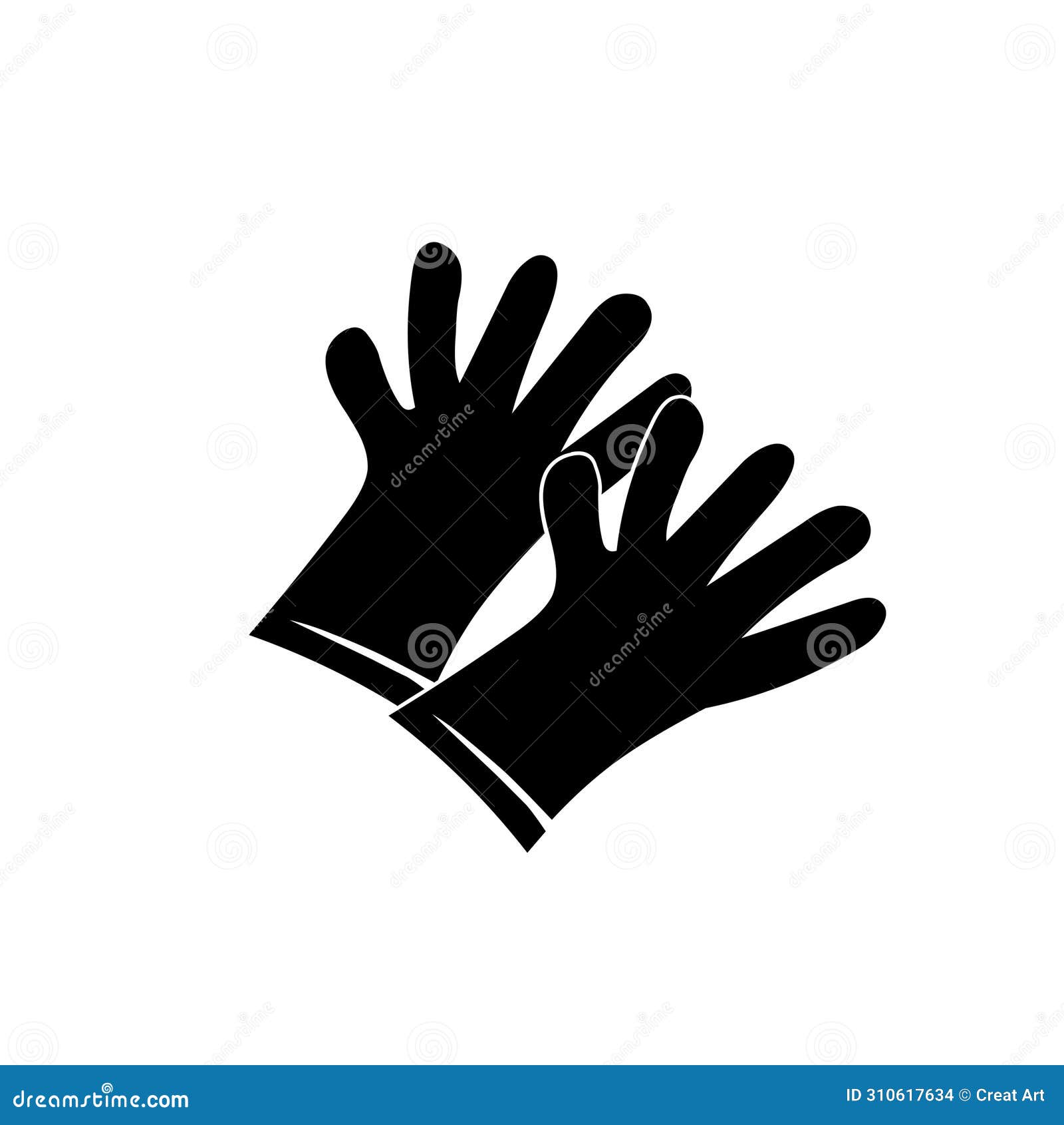 Hand Glows Logo Icon Vector Illustration Stock Vector - Illustration of ...