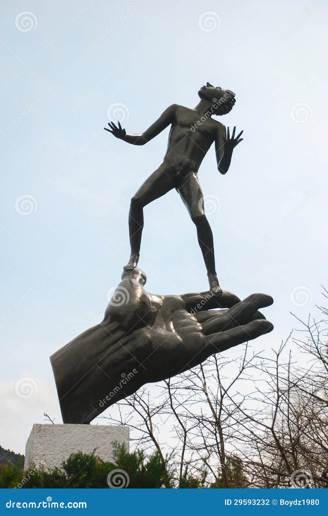 The Hand of God editorial photography. Image of sculpture - 29593232