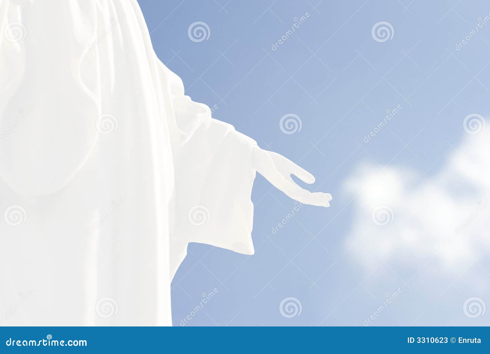 Hand of god stock image. Image of clouds, holy, remembrance - 3310623