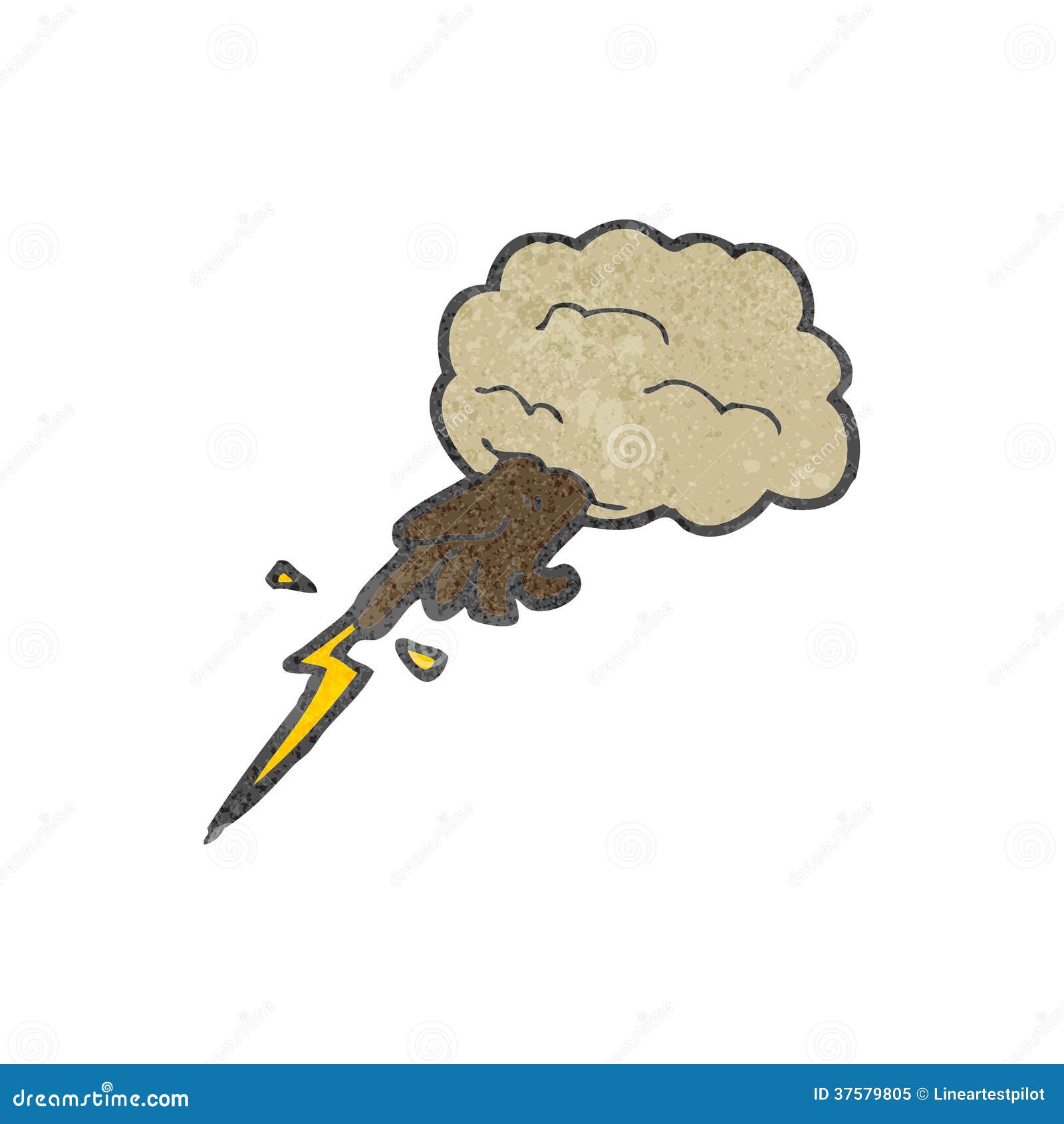 Hand of god retro cartoon stock vector. Illustration of drawing - 37579805