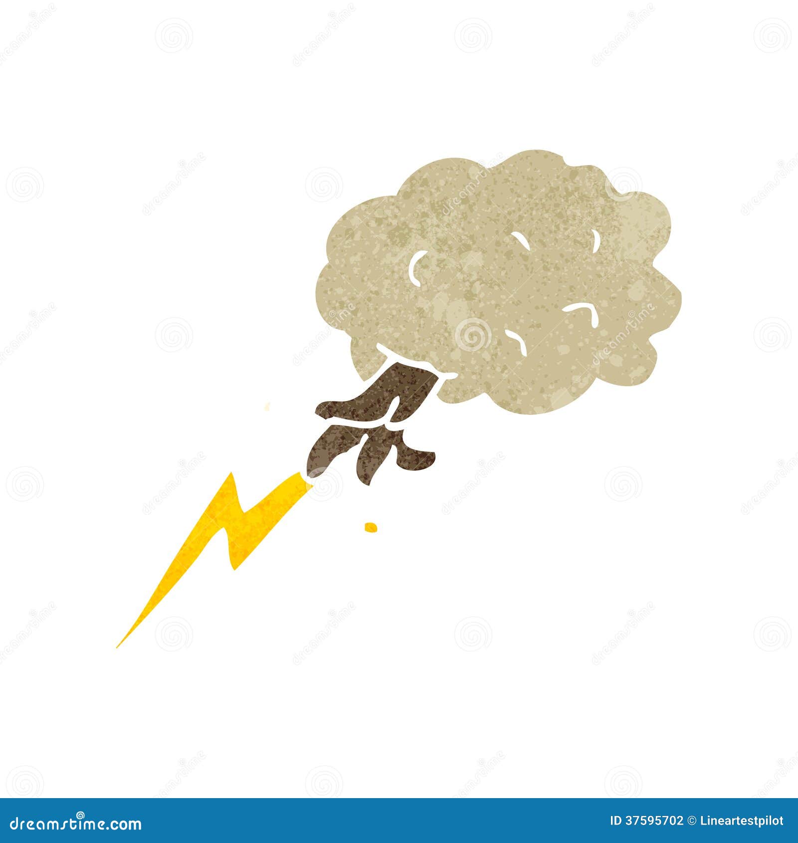 Hand of god retro cartoon stock vector. Illustration of drawing - 37595702