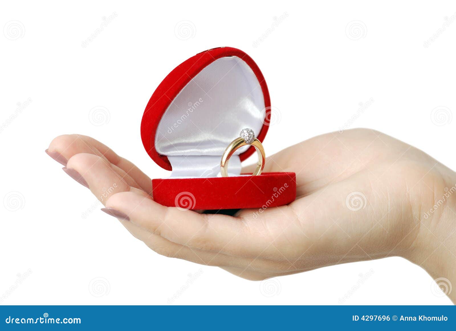 Hand with gold ring stock photo. Image of girl, jewel - 4297696