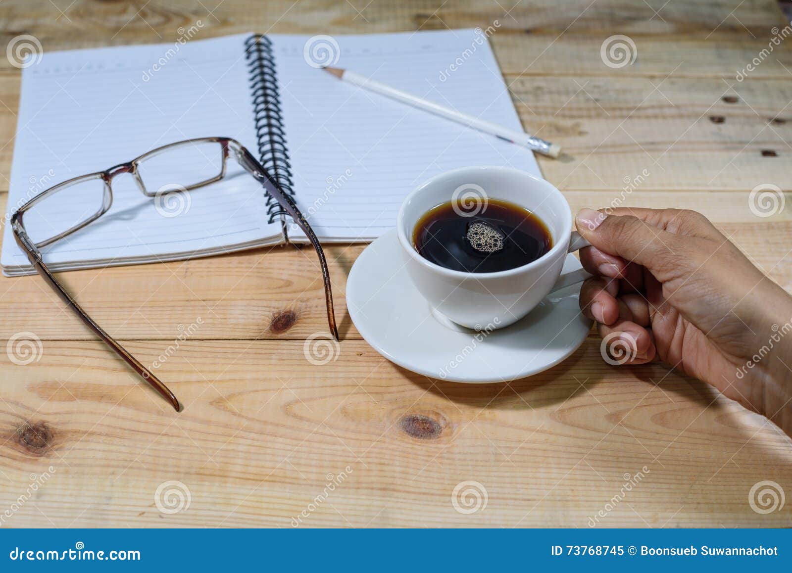 Hand grab a cup of coffee stock image. Image of corporate - 73768745