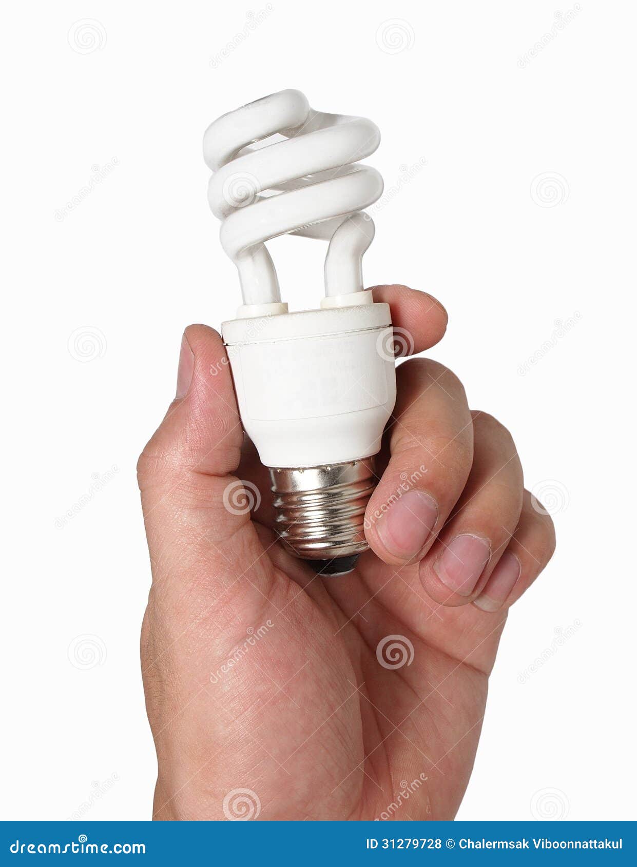 Hand Grab Electronic Light Bulb Stock Photo - Image of plastic, bulb ...