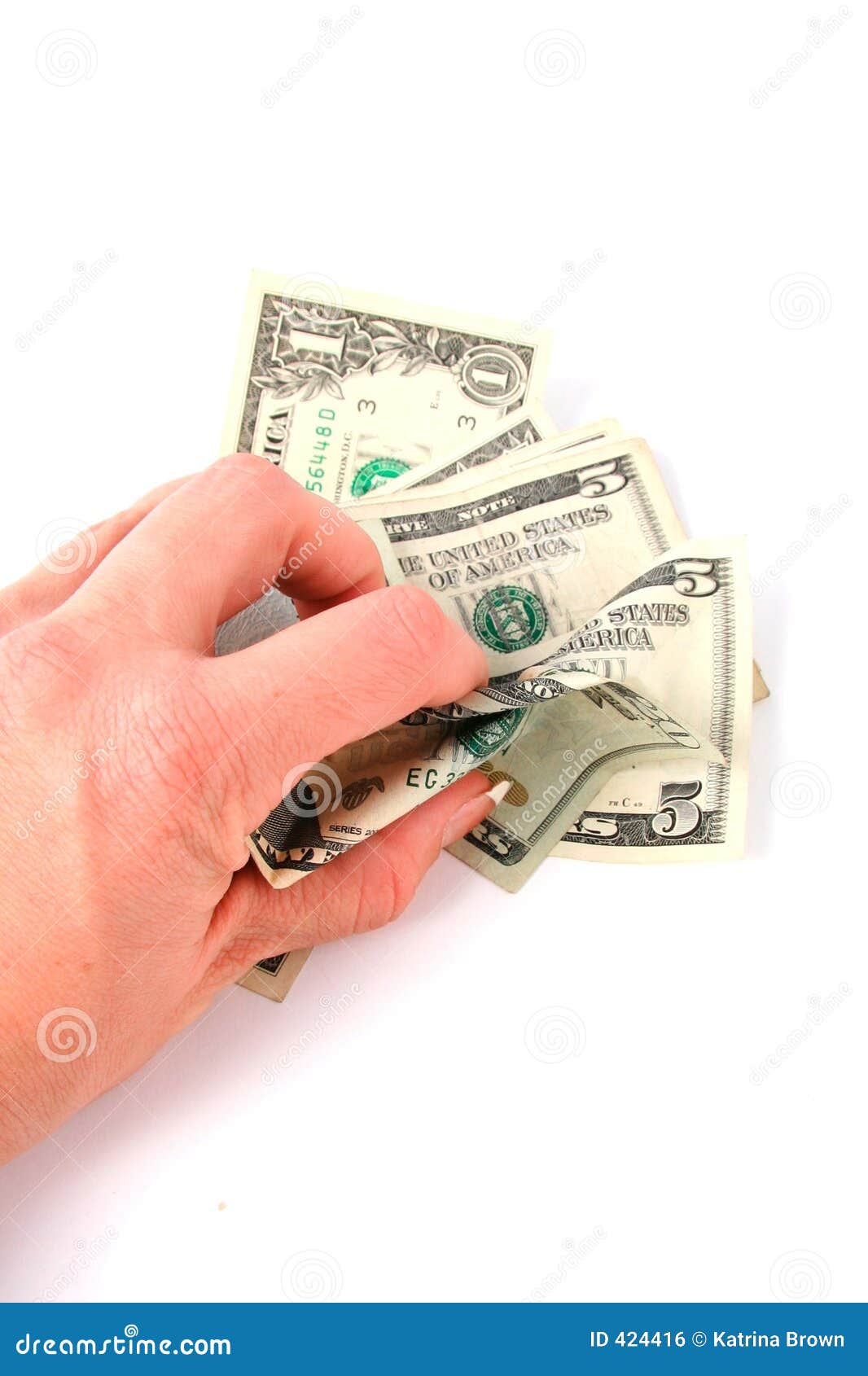 Hand Grabbing Money stock photo. Image of background, market - 424416