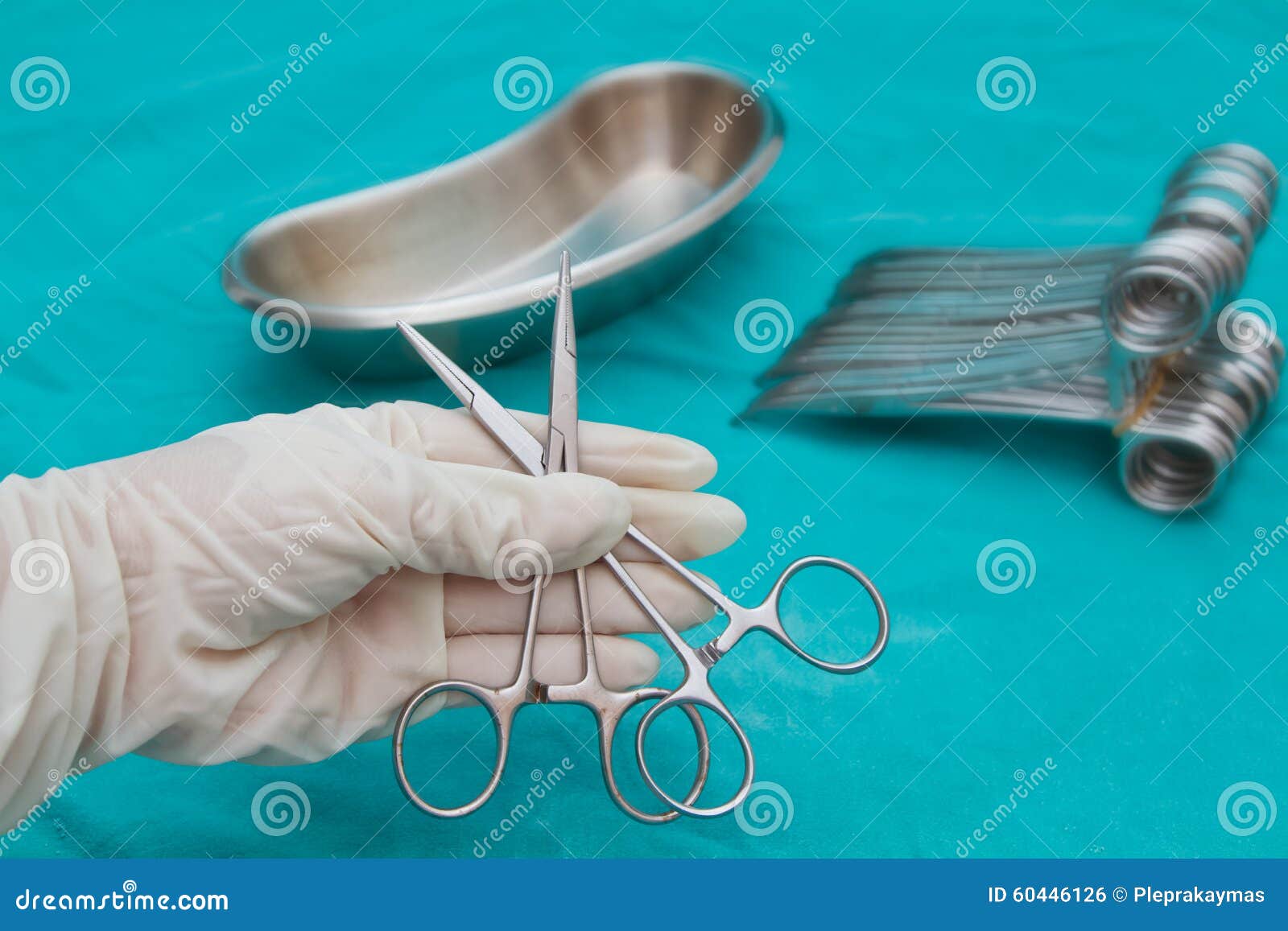 Hand Grabbing Steralized Surgery Instruments Stock Photo - Image of ...
