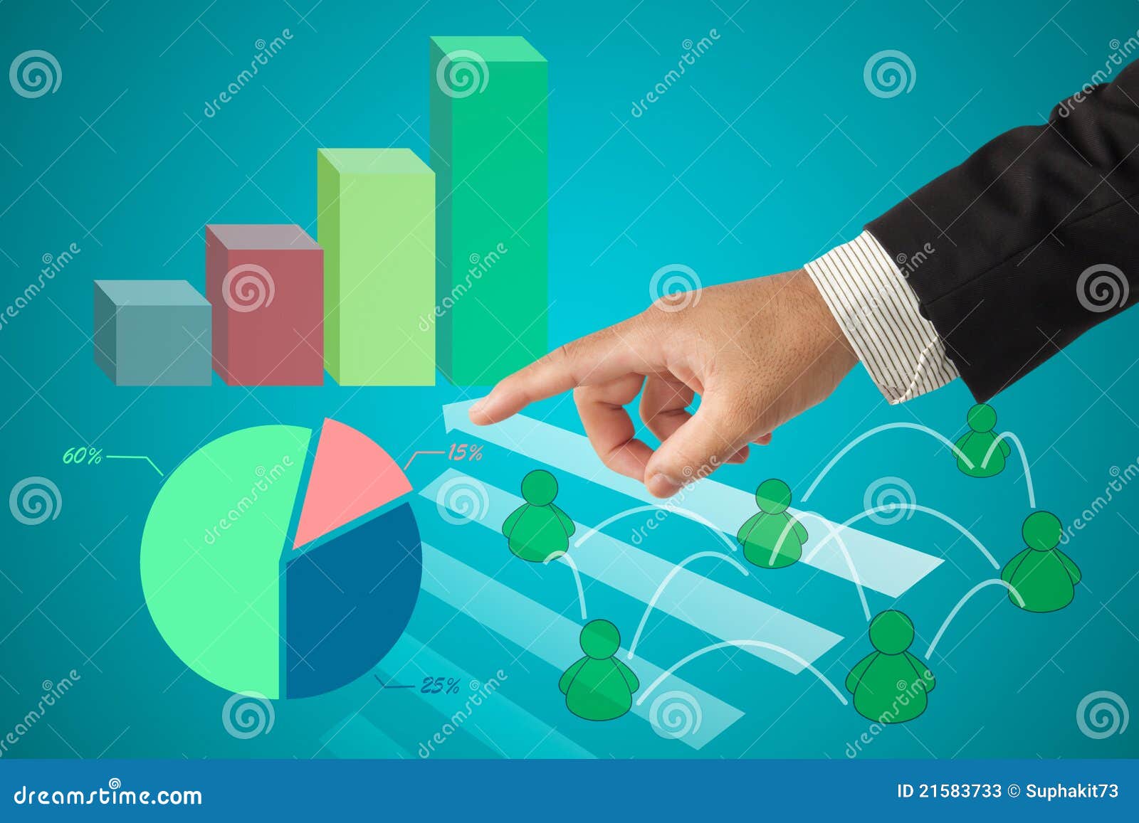 Hand and graph stock image. Image of achievement, chart - 21583733