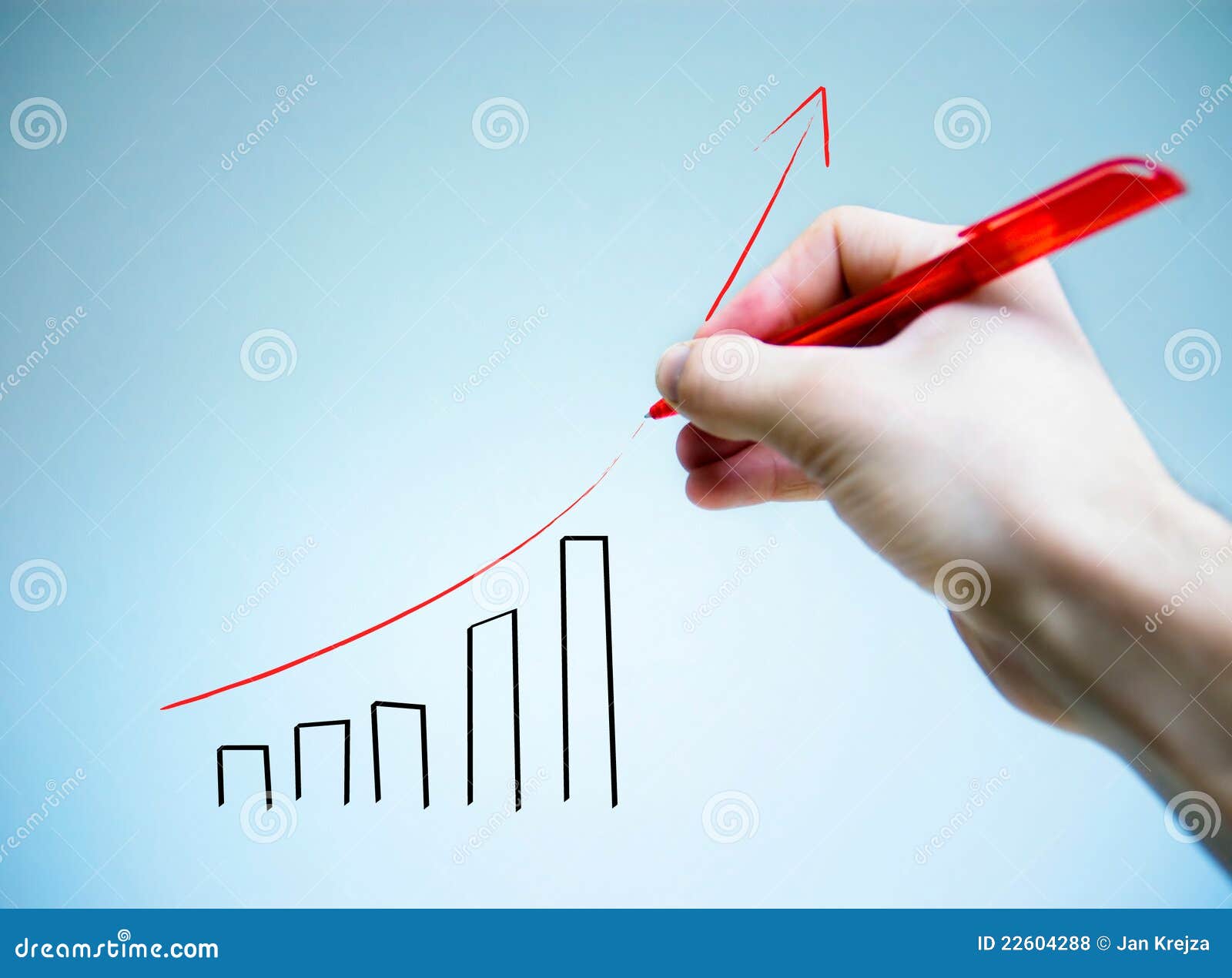 Hand Graph Stock Photo | CartoonDealer.com #20594004