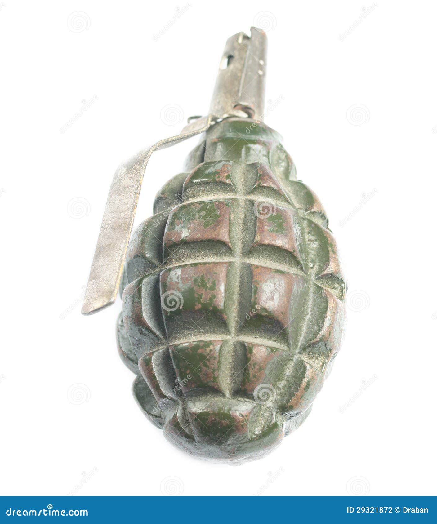 Hand grenade stock photo. Image of isolated, single, explosive - 29321872