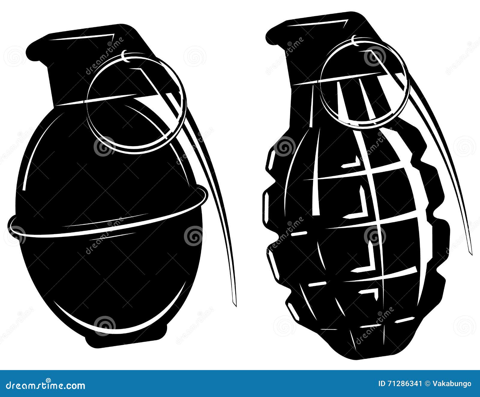 Hand Grenade Bomb Explosion Weapons Seamless Pattern Vector ...