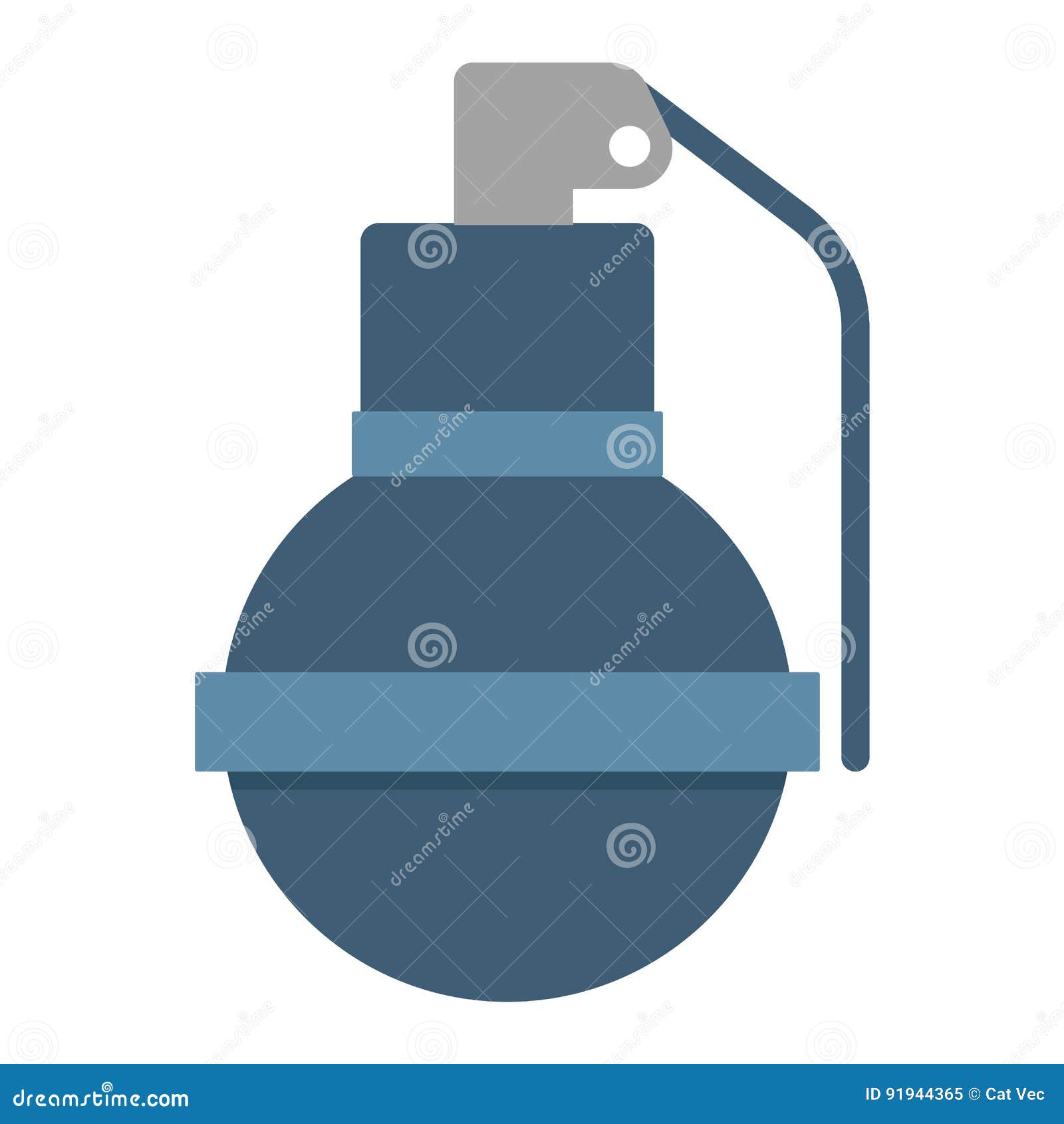Hand Grenade Bomb Explosion Weapons Vector Illustration Stock Vector ...