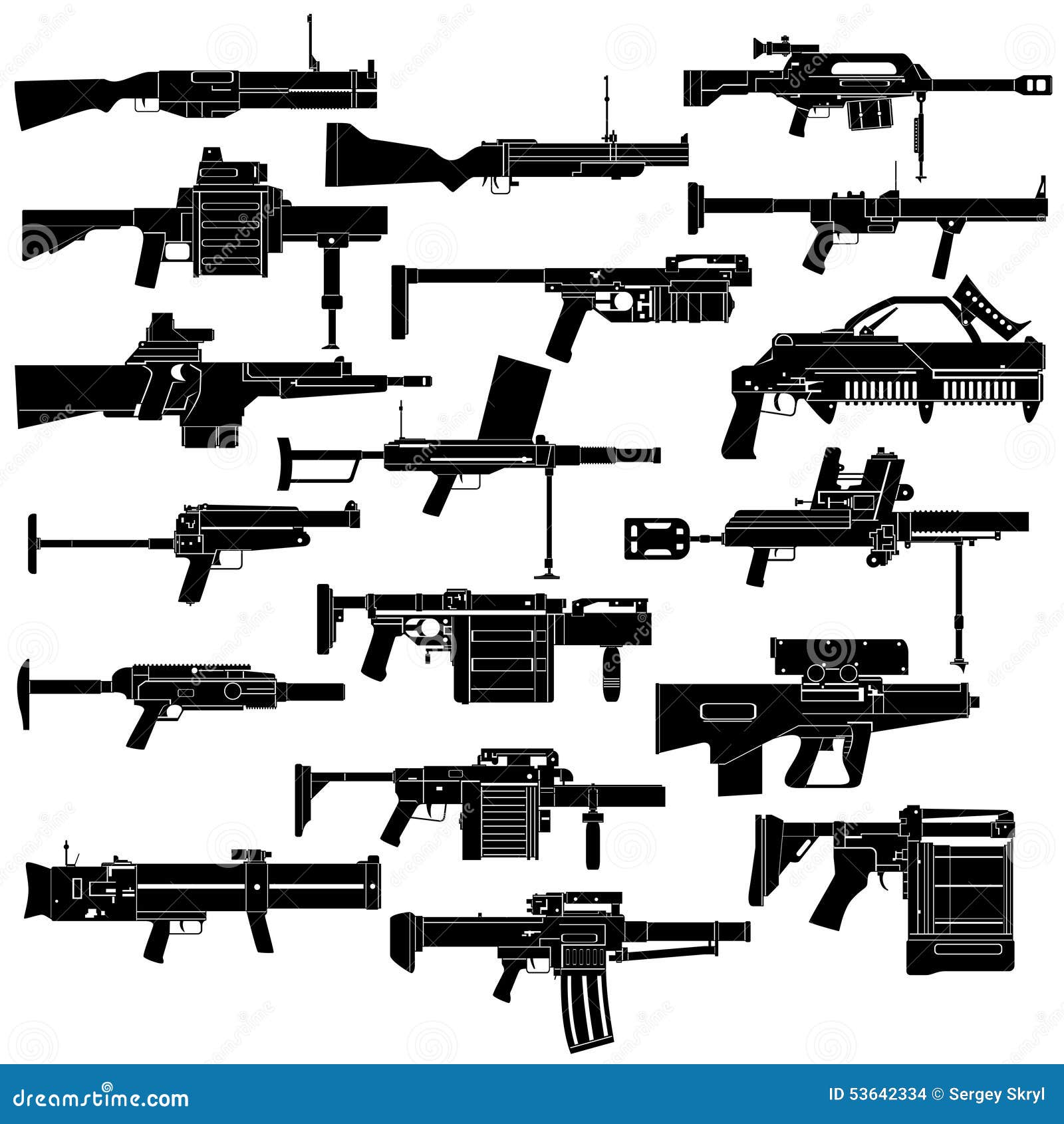 Grenade Launcher Weaapon Vector Icon Cartoon Illustration ...