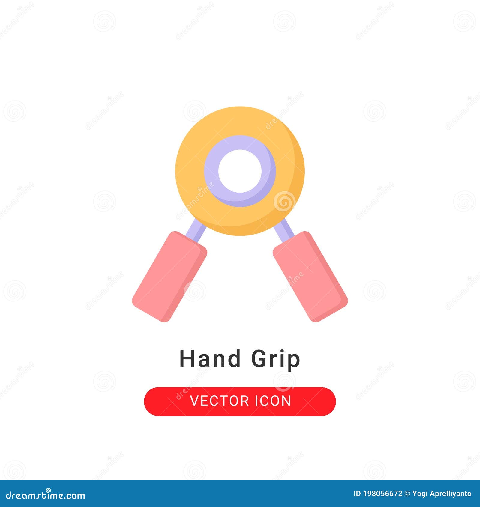 Hand Grip Icon in Flat Style. for Your Website Design and Logo Stock ...
