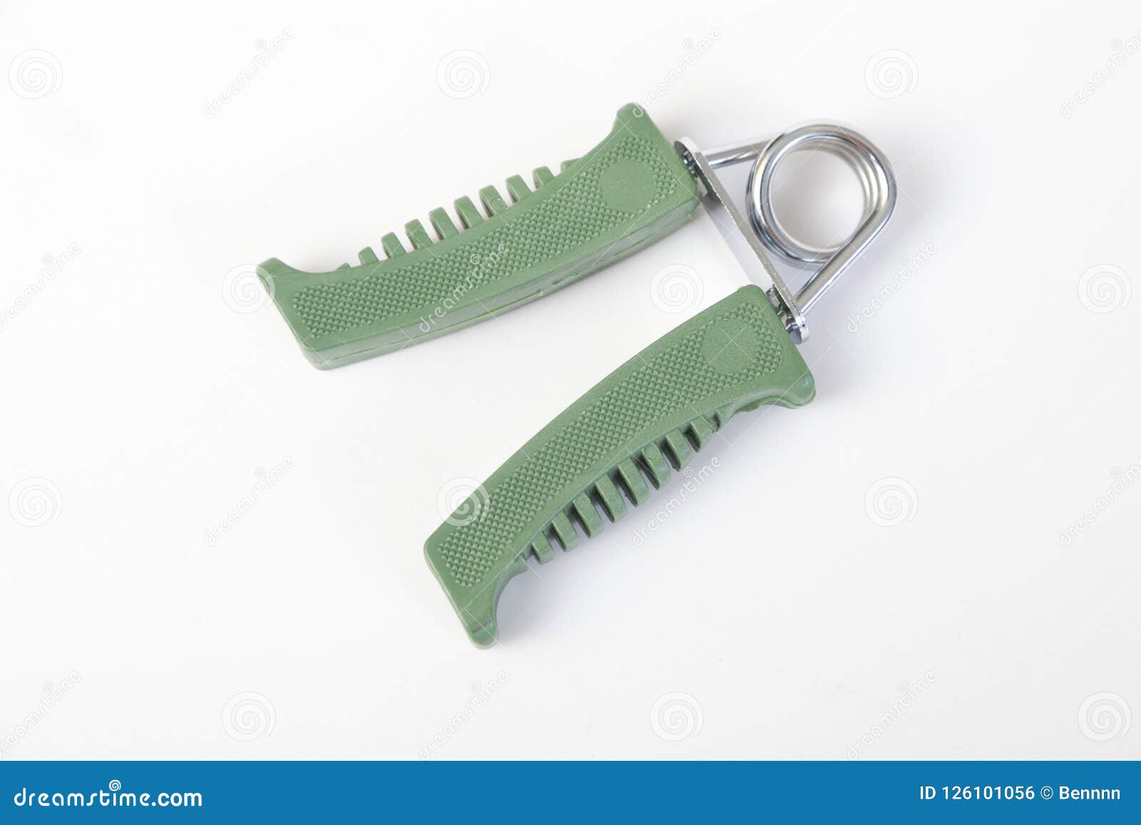 Hand Grip Strength Exercises Tools on White Background Stock Photo ...