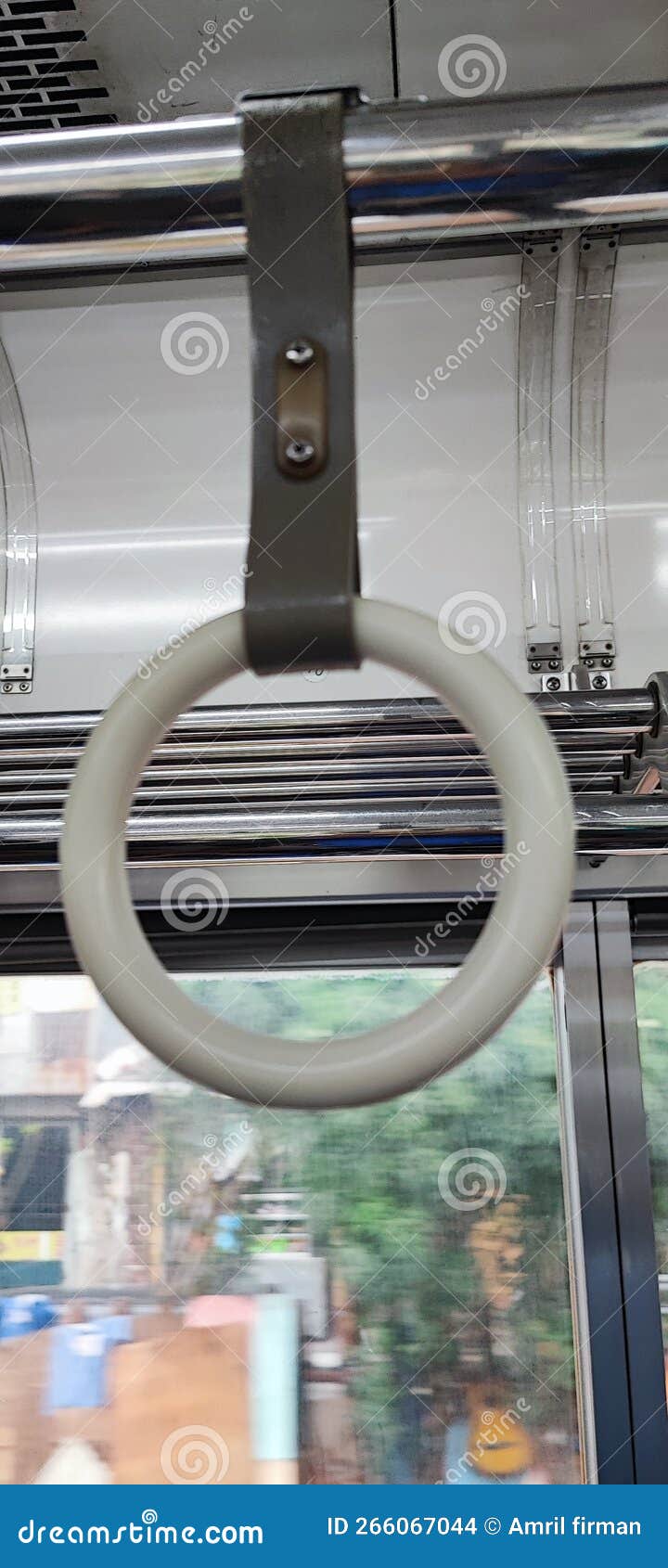 Hand Grip on the Train, Go To Work. Stock Photo - Image of grip, hand ...