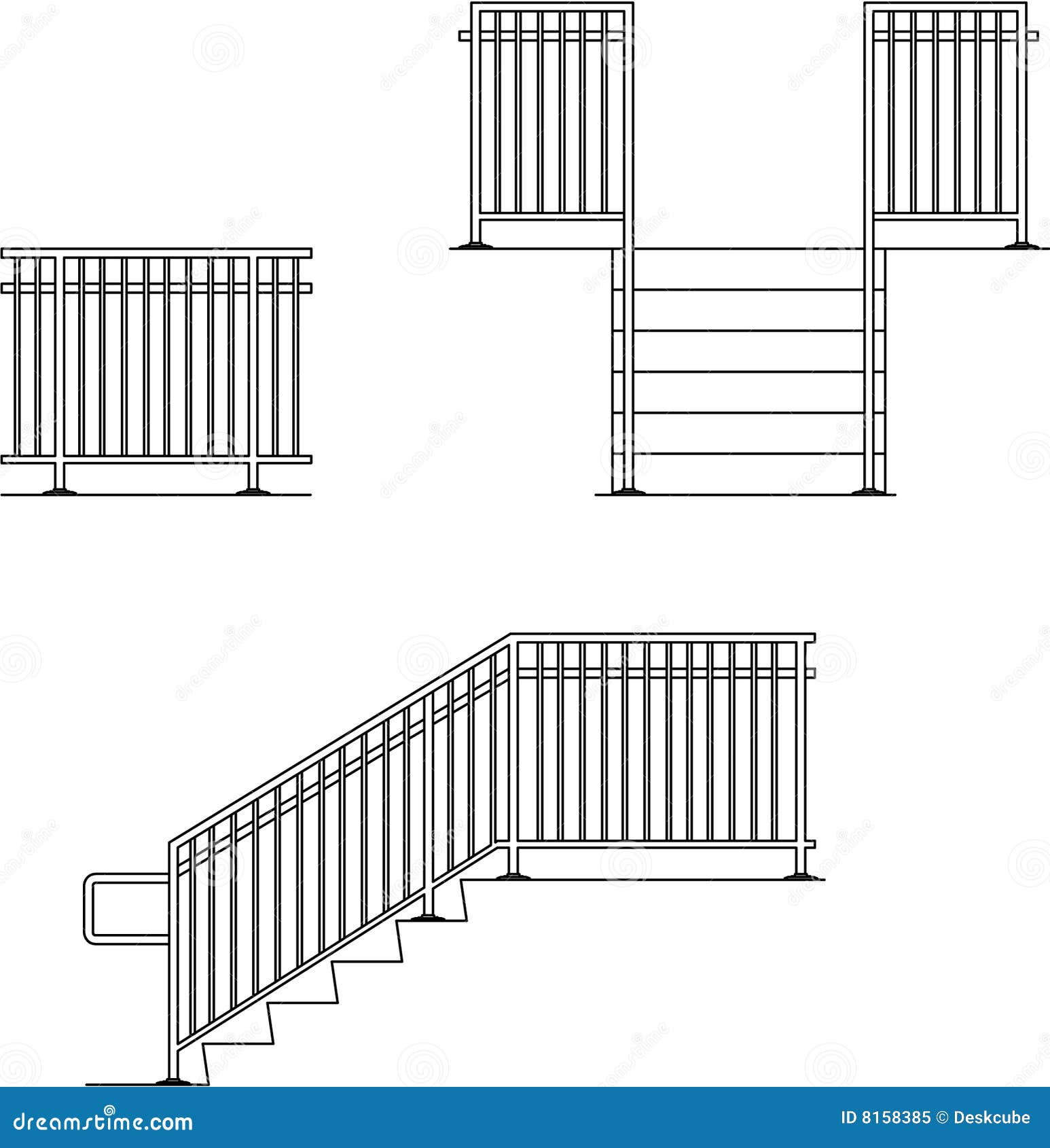 Hand Guard Rail stock illustration. Illustration of second - 8158385