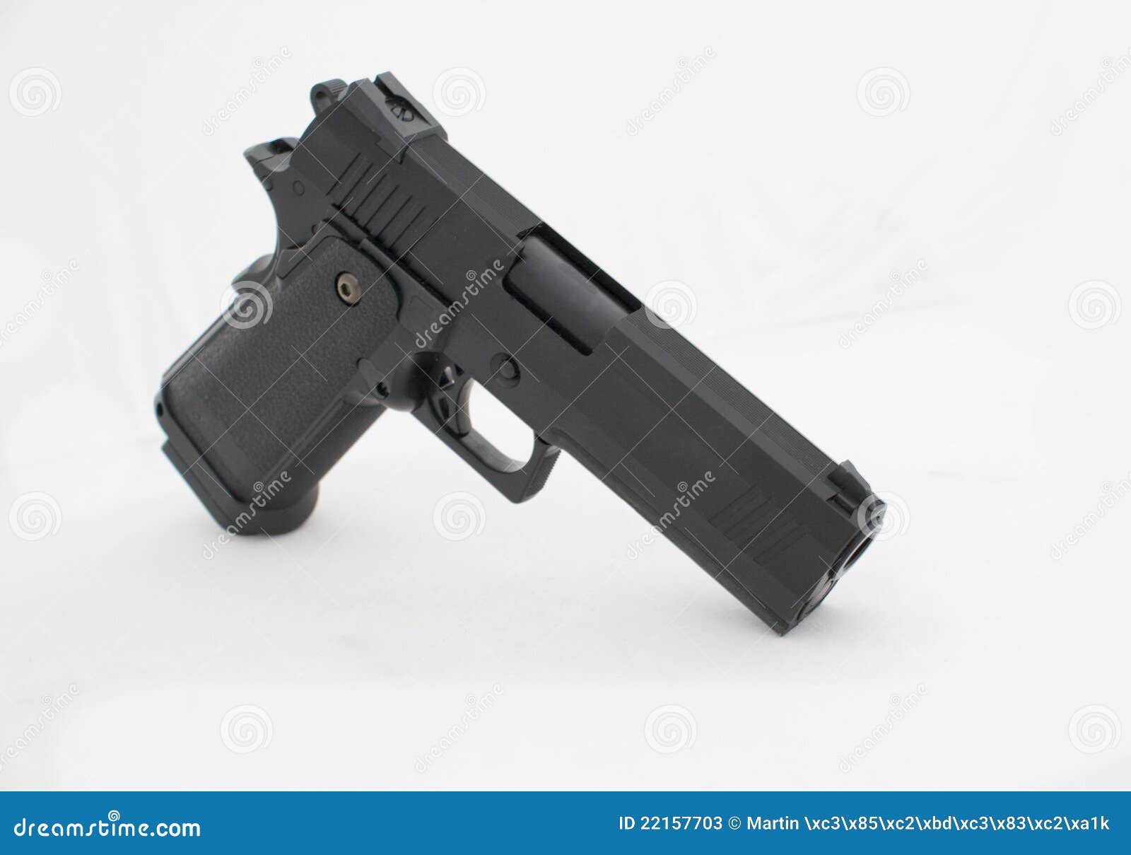 Hand gun stock image. Image of craft, metal, pistol, bang - 22157703