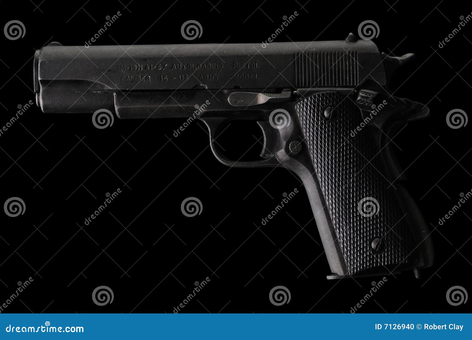 Hand Gun stock photo. Image of trigger, metal, hand, caliber - 7126940