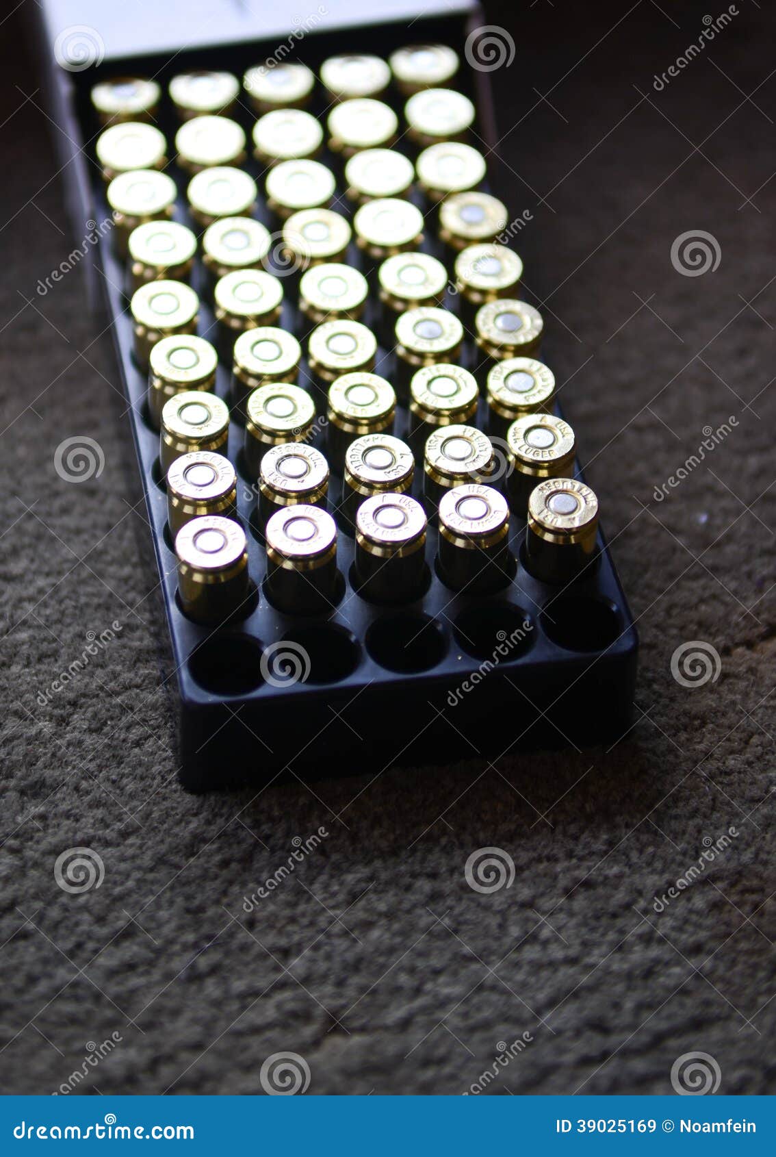 Hand gun bullets stock image. Image of conflict, brass - 39025169