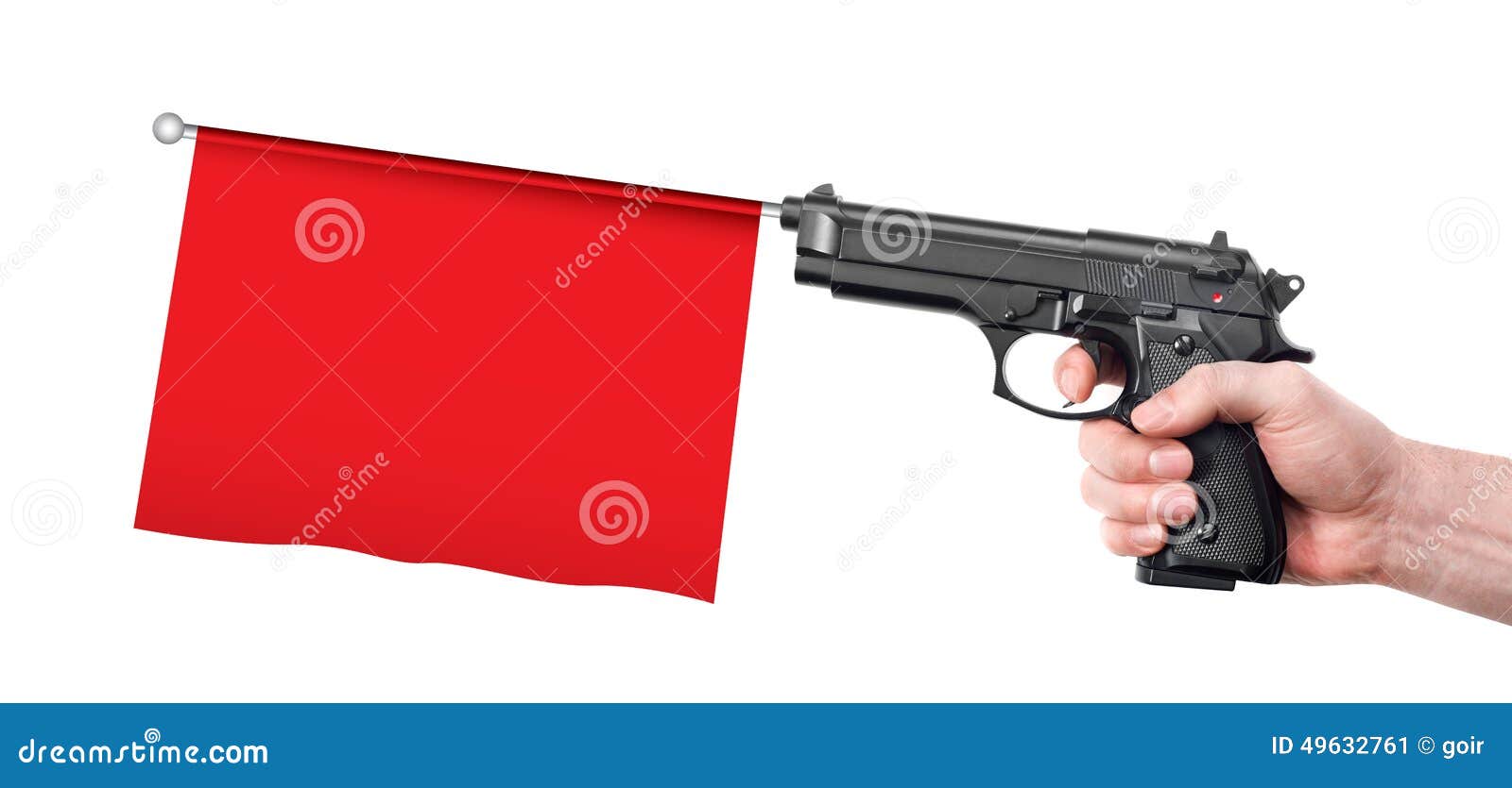 Hand gun prank stock image. Image of contemporary, semi - 49632761