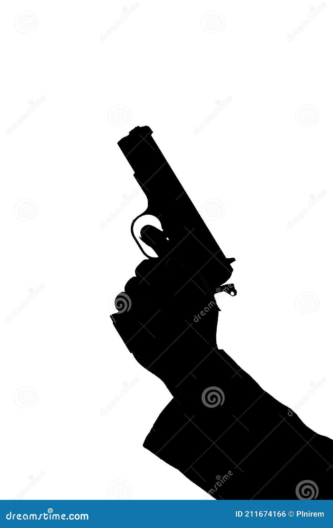 Hand with gun stock photo. Image of revolver, handgun - 211674166