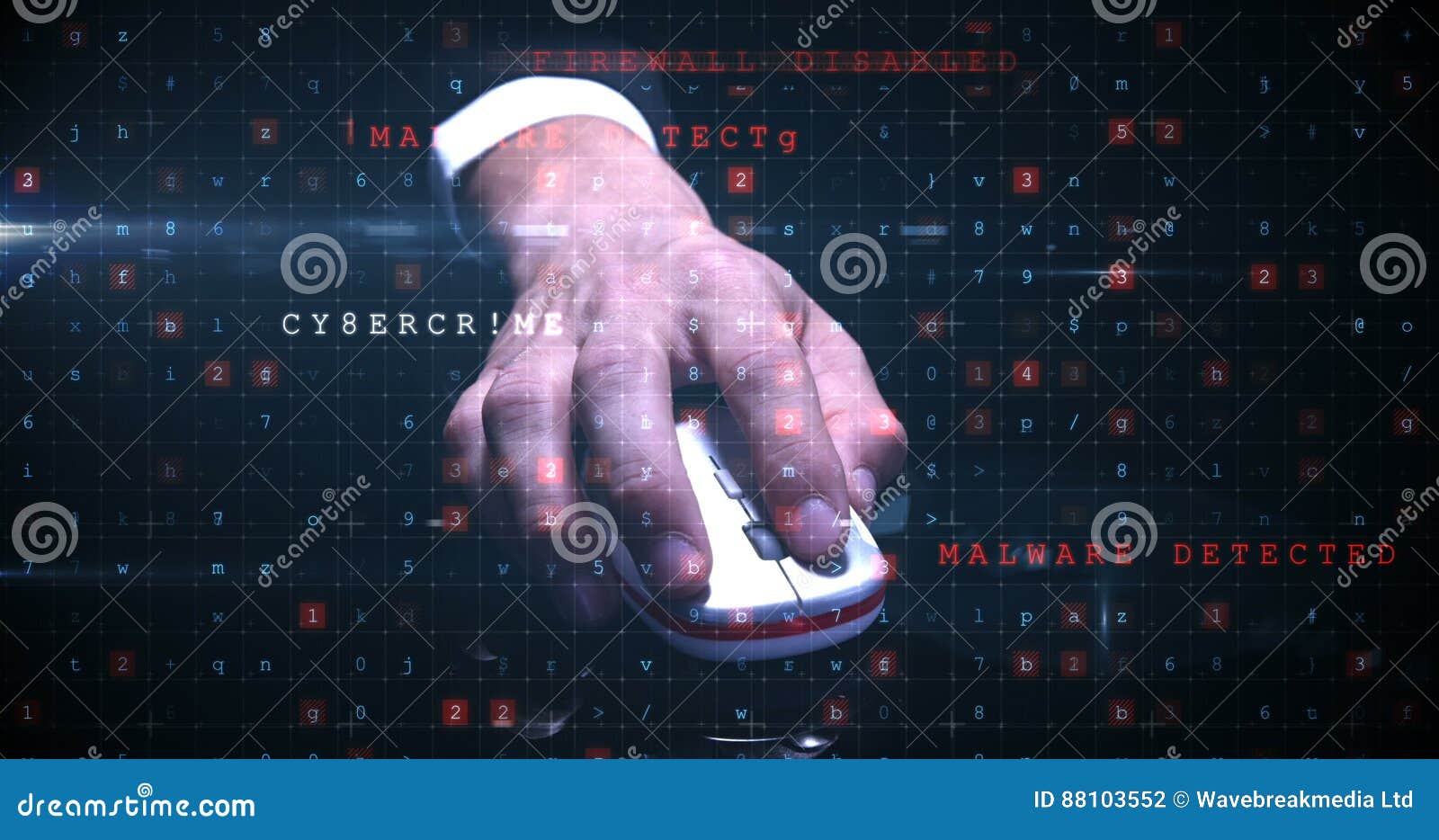 Hand of Hacker Using Computer Stock Footage - Video of loading, crime ...