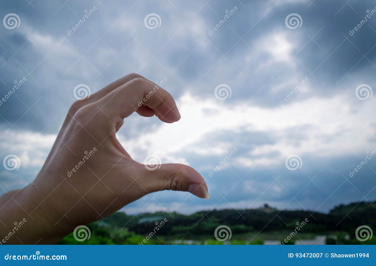 Hand half heart stock image. Image of feeling, life, romantic - 93472007