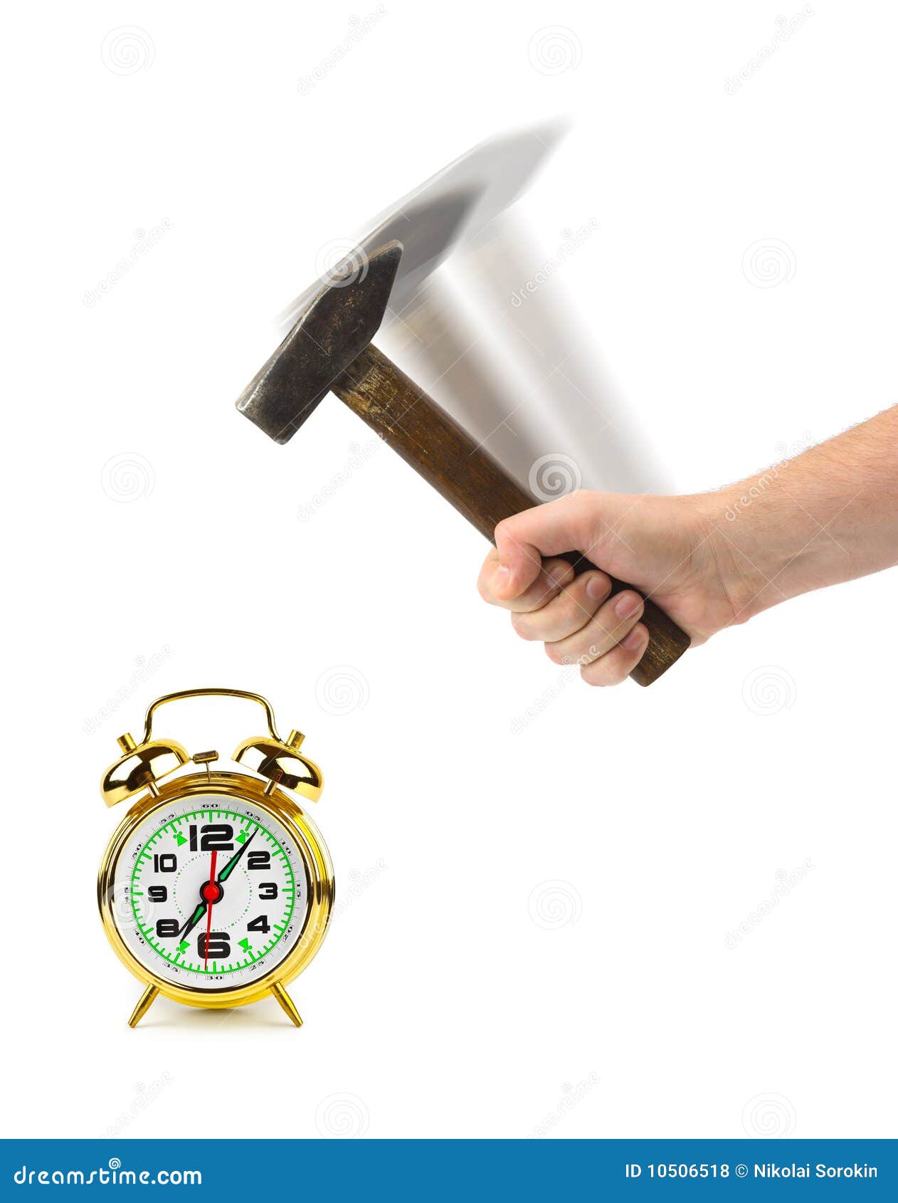 Hammer And Clock Royalty-Free Stock Photo | CartoonDealer.com #23226345
