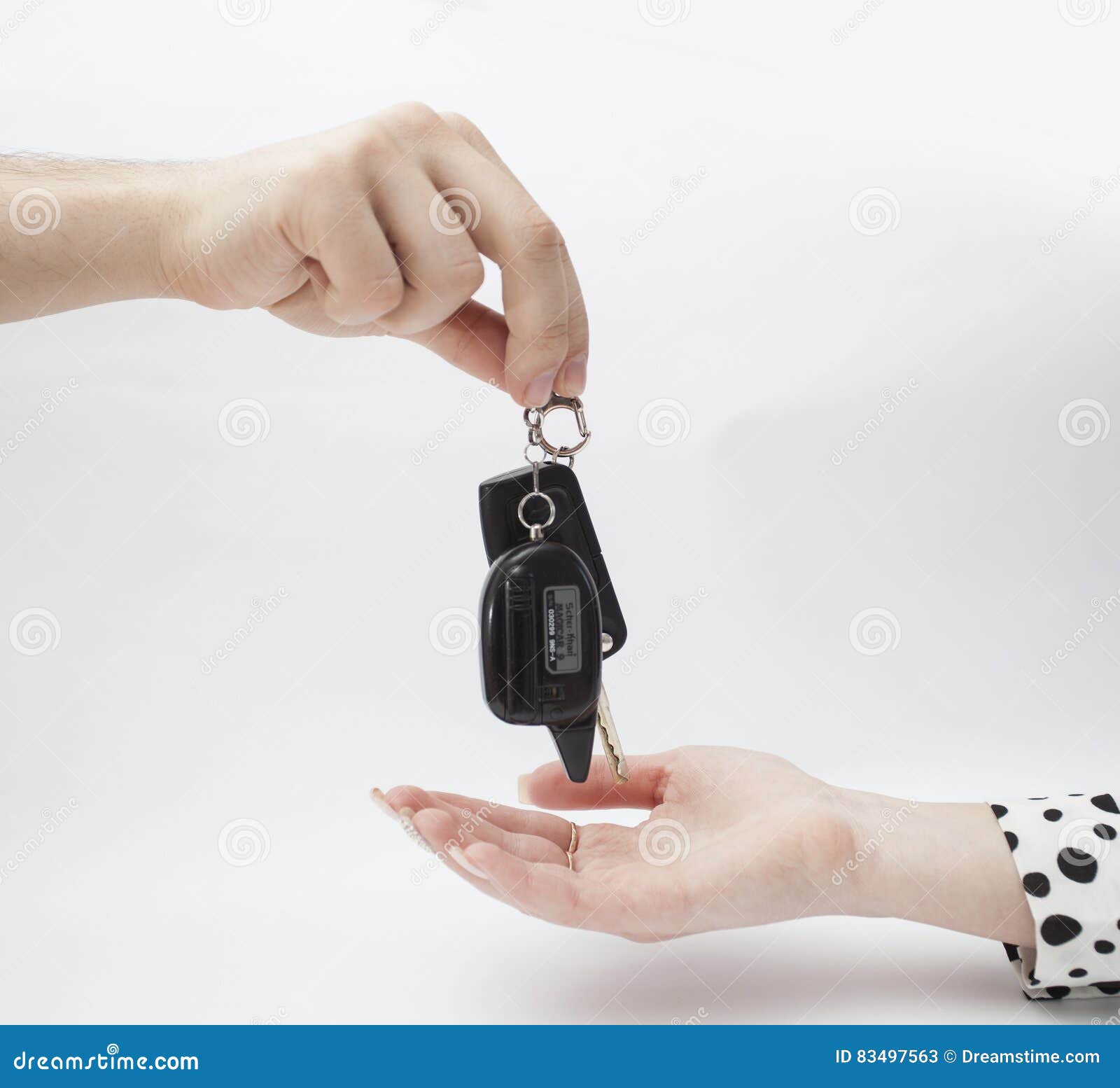 Hand in hand over the keys stock image. Image of success - 83497563