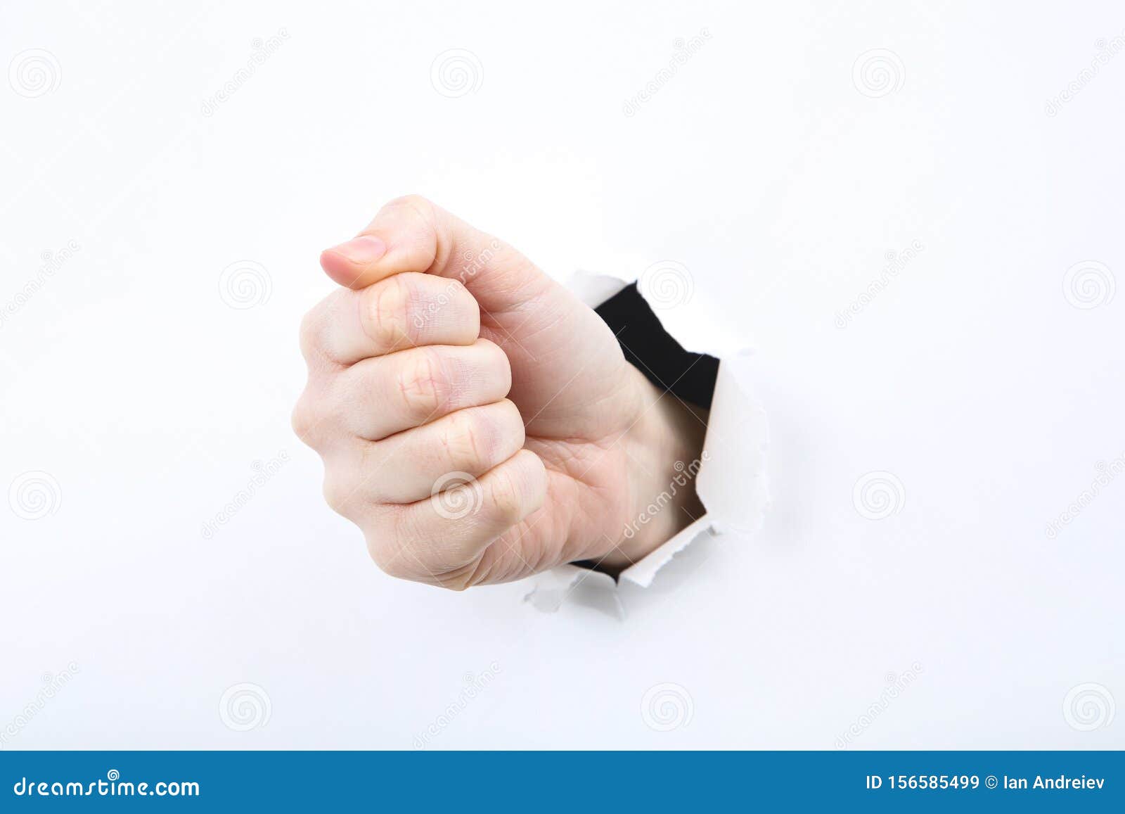 Hand stock image. Image of hole, concept, body, torn - 156585499