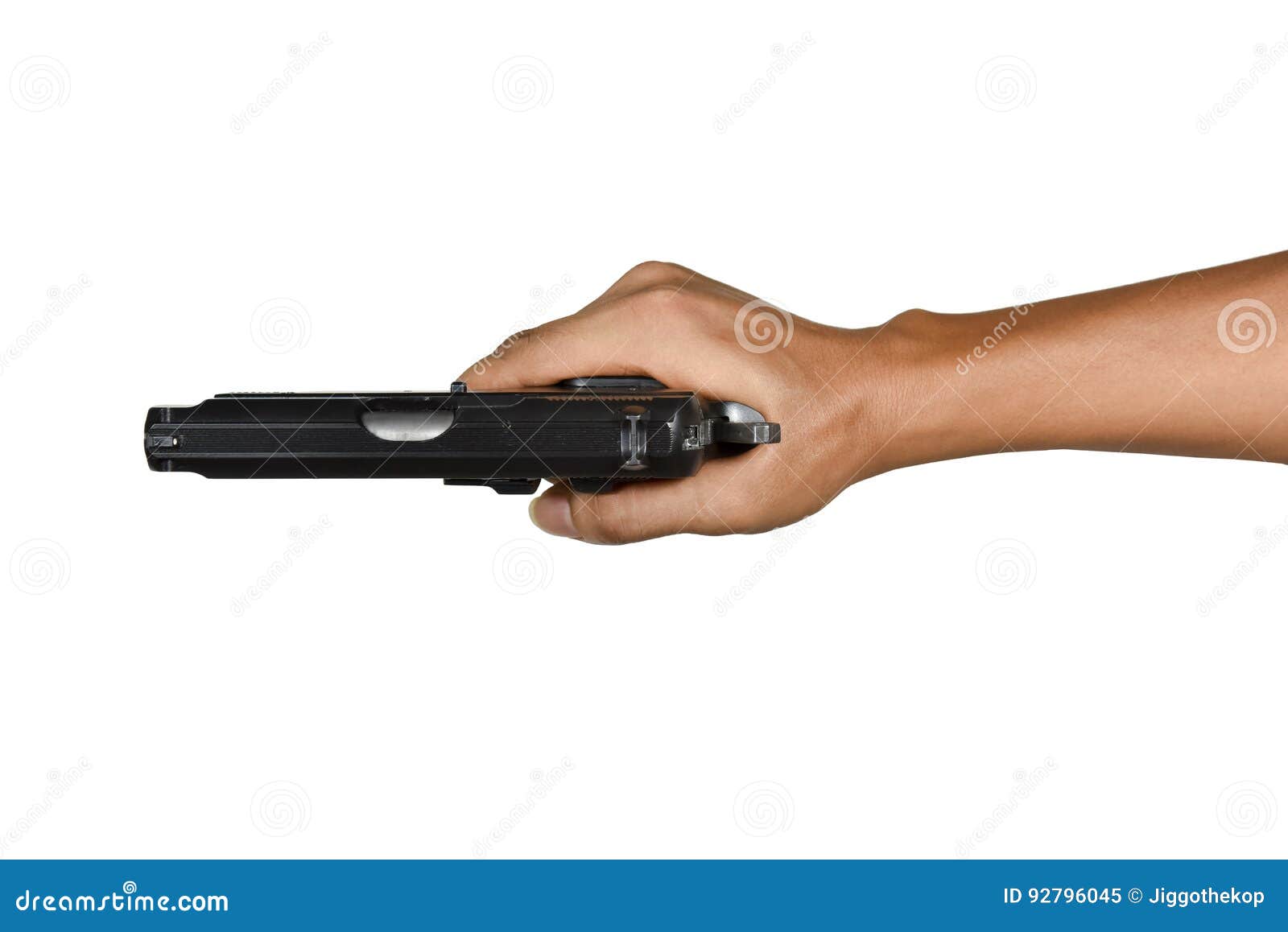 Handgun Hands Shaking