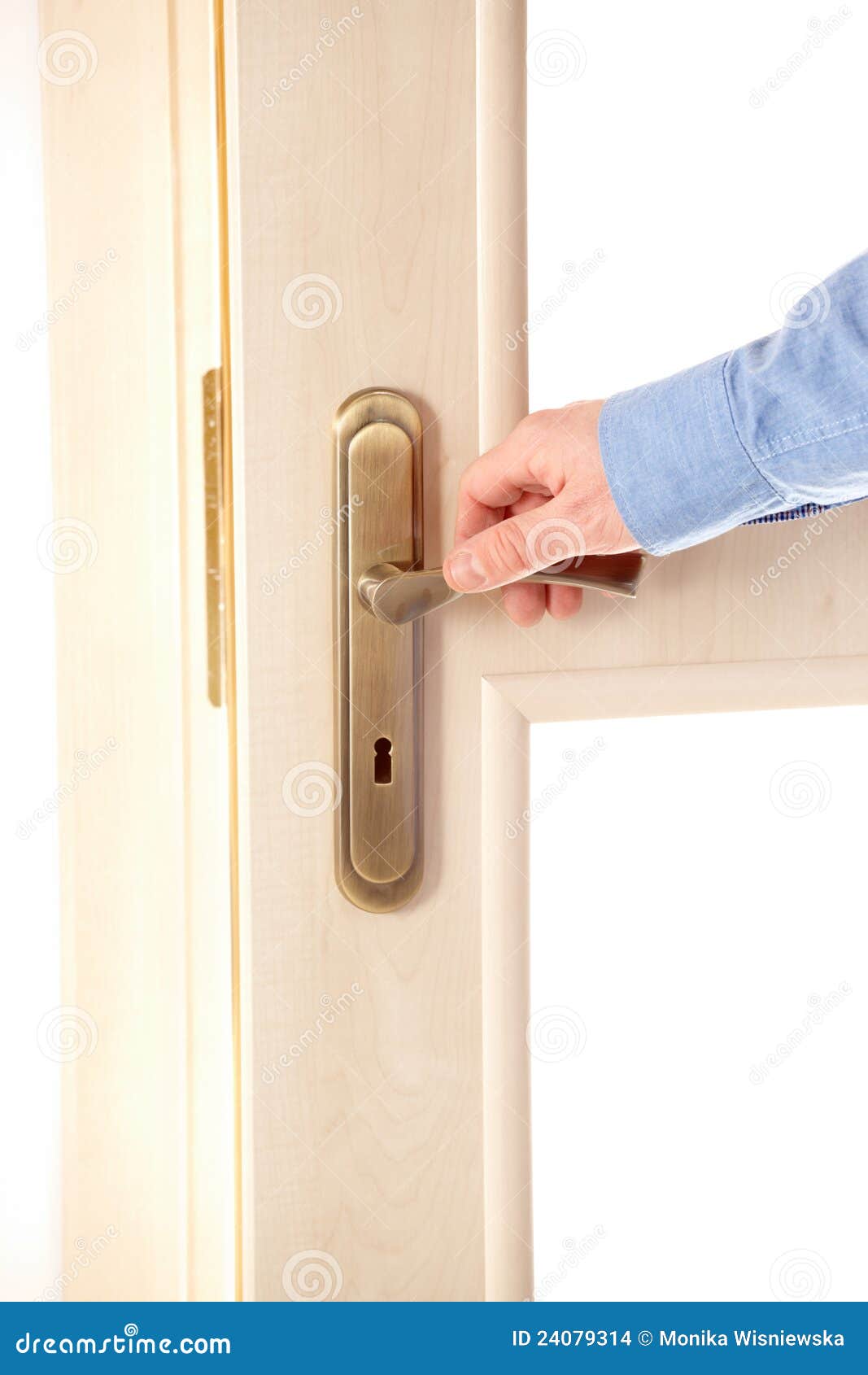 Hand on handle stock photo. Image of handle, pull, enter - 24079314