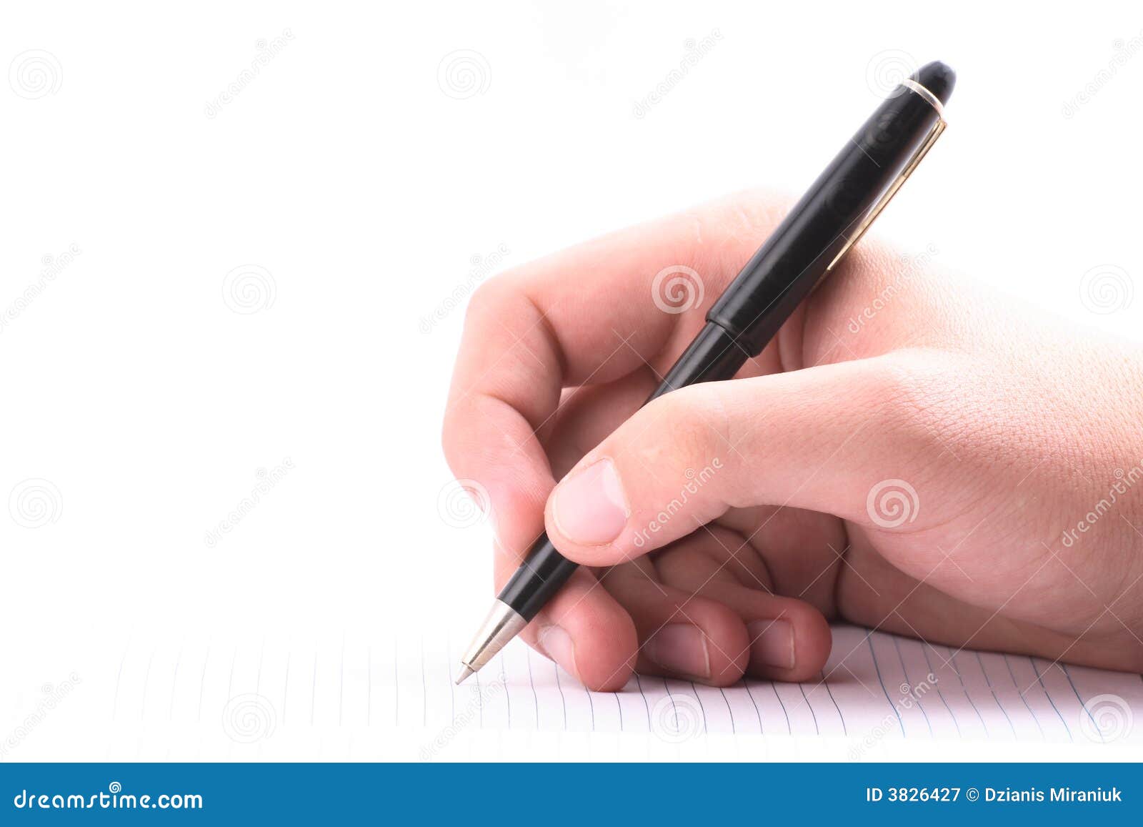 Hand with the Handle, daily Log, Document. Stock Image - Image of hand ...
