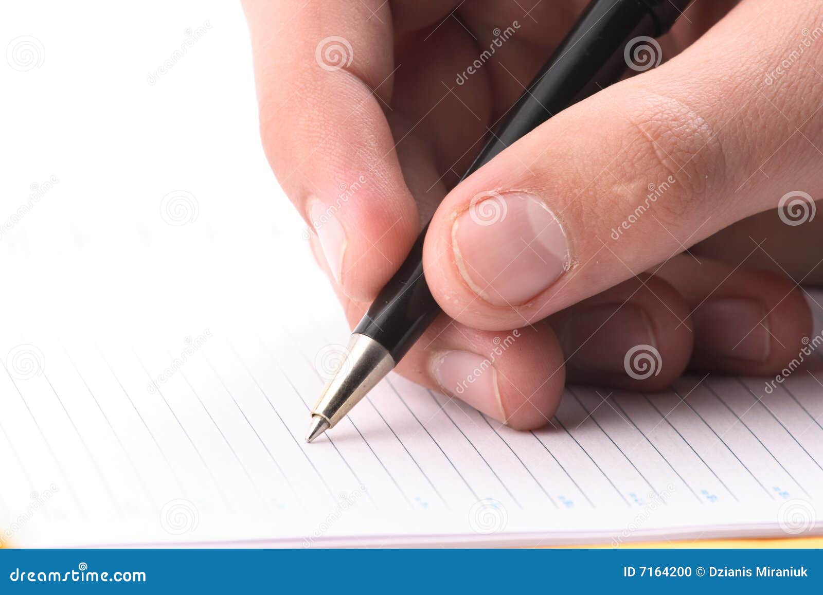 Hand with the Handle, daily Log, Document Stock Photo - Image of ...