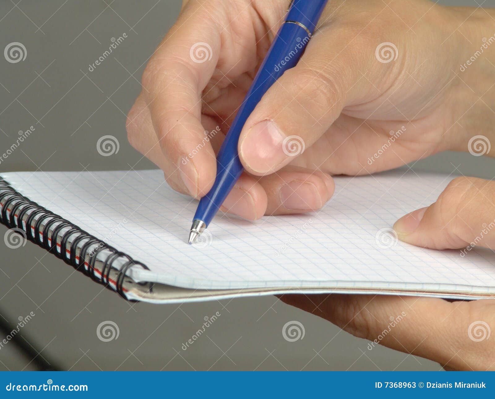 Hand with the Handle, daily Log, Document. Stock Image - Image of white ...