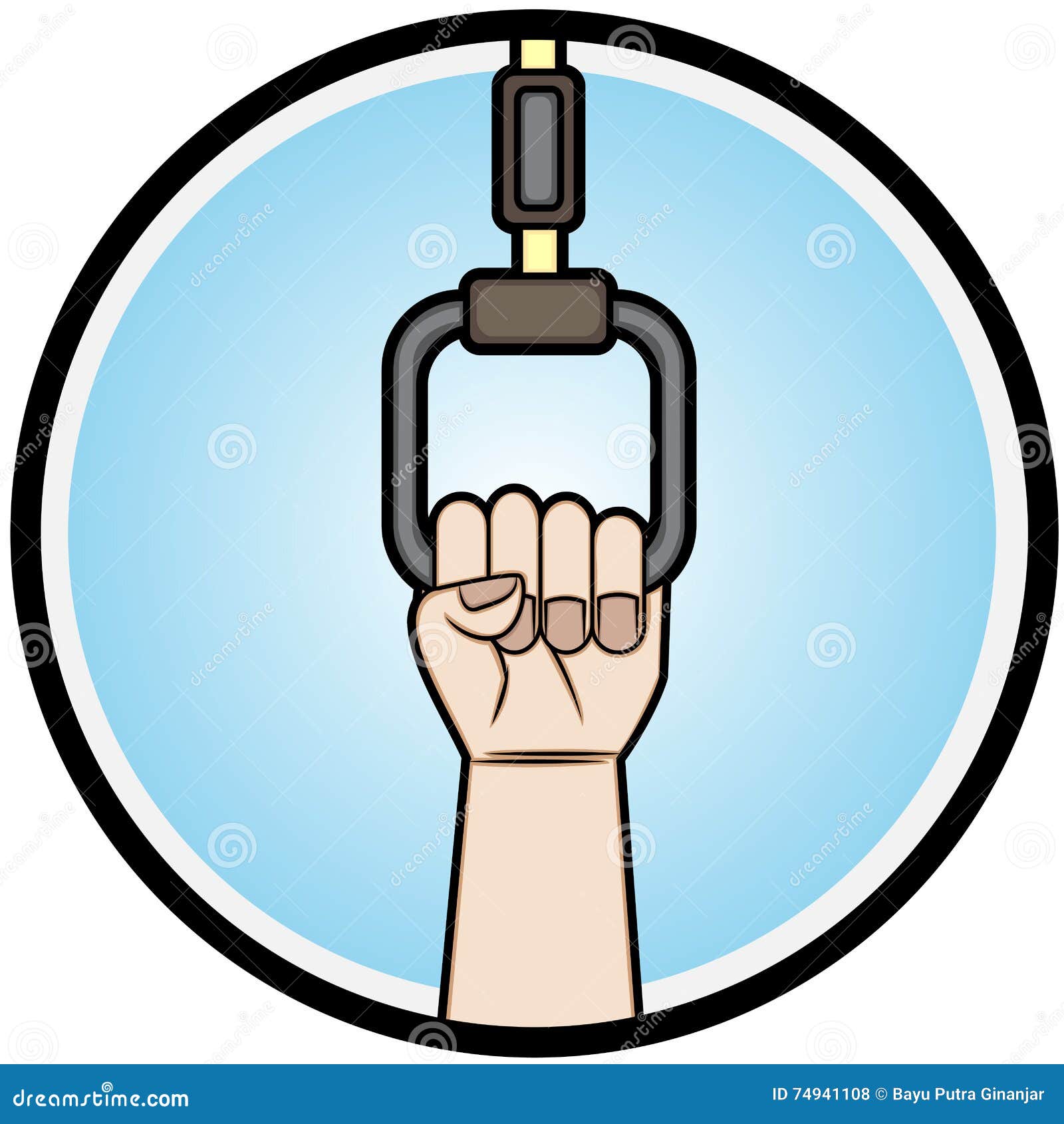 Hand With Hanging Closed Sign, Simbol, Icon. Cartoon Flat Illustration ...
