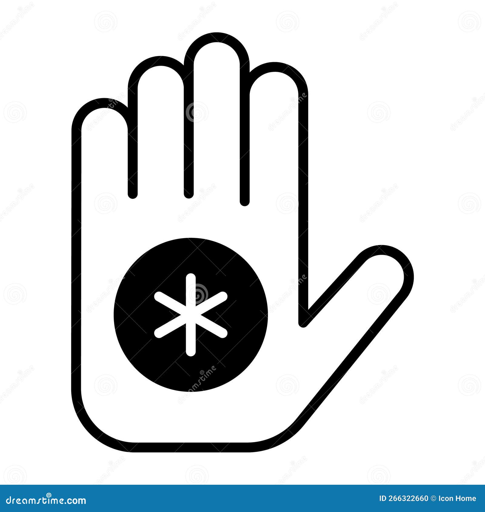 Hand Having Medical Sign Concept of Medical Support Vector Stock Vector ...