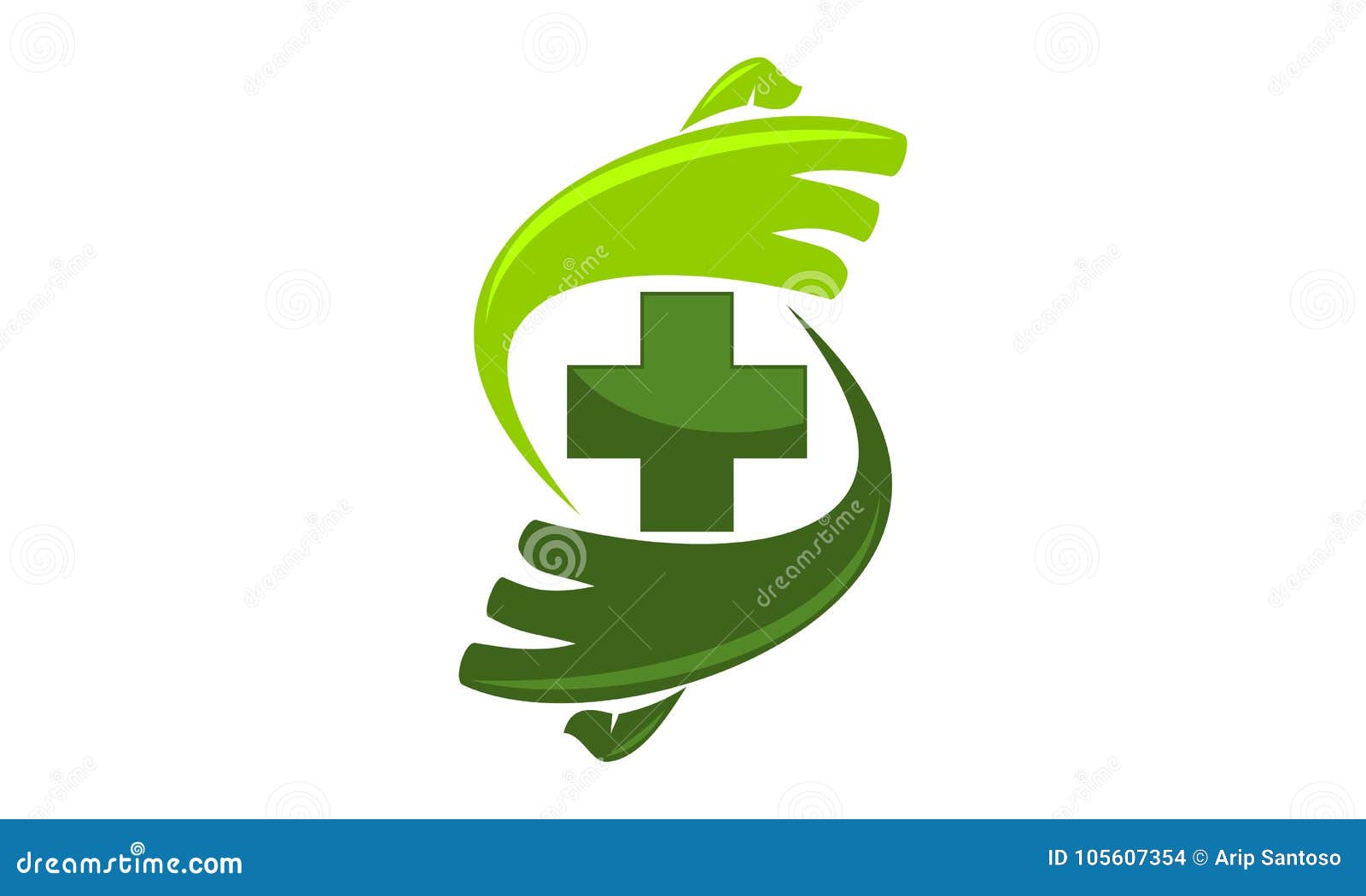 Hand Healthy Care stock vector. Illustration of idea - 105607354