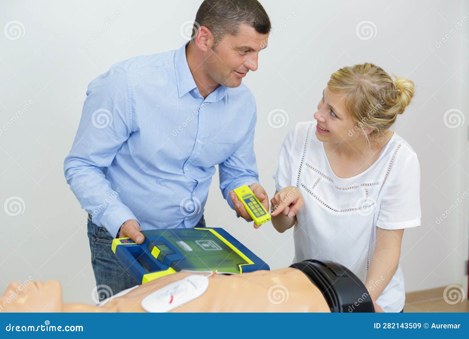 Hand Heart Pump with Medical Dummy on Cpr Stock Image - Image of effigy ...