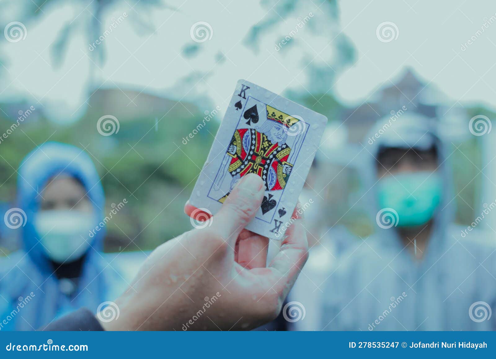 Hand-held Cards with the Initials K Stock Image - Image of magic, held ...