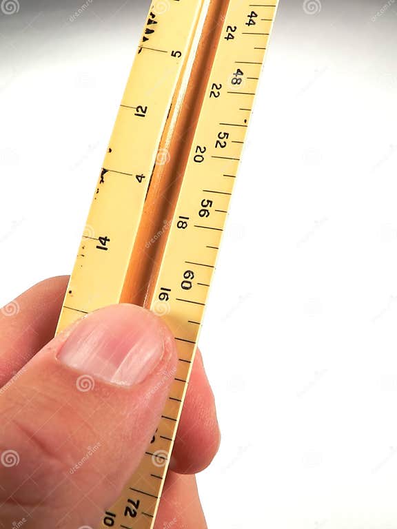 Hand held Ruler stock photo. Image of project, centimeter - 1241526